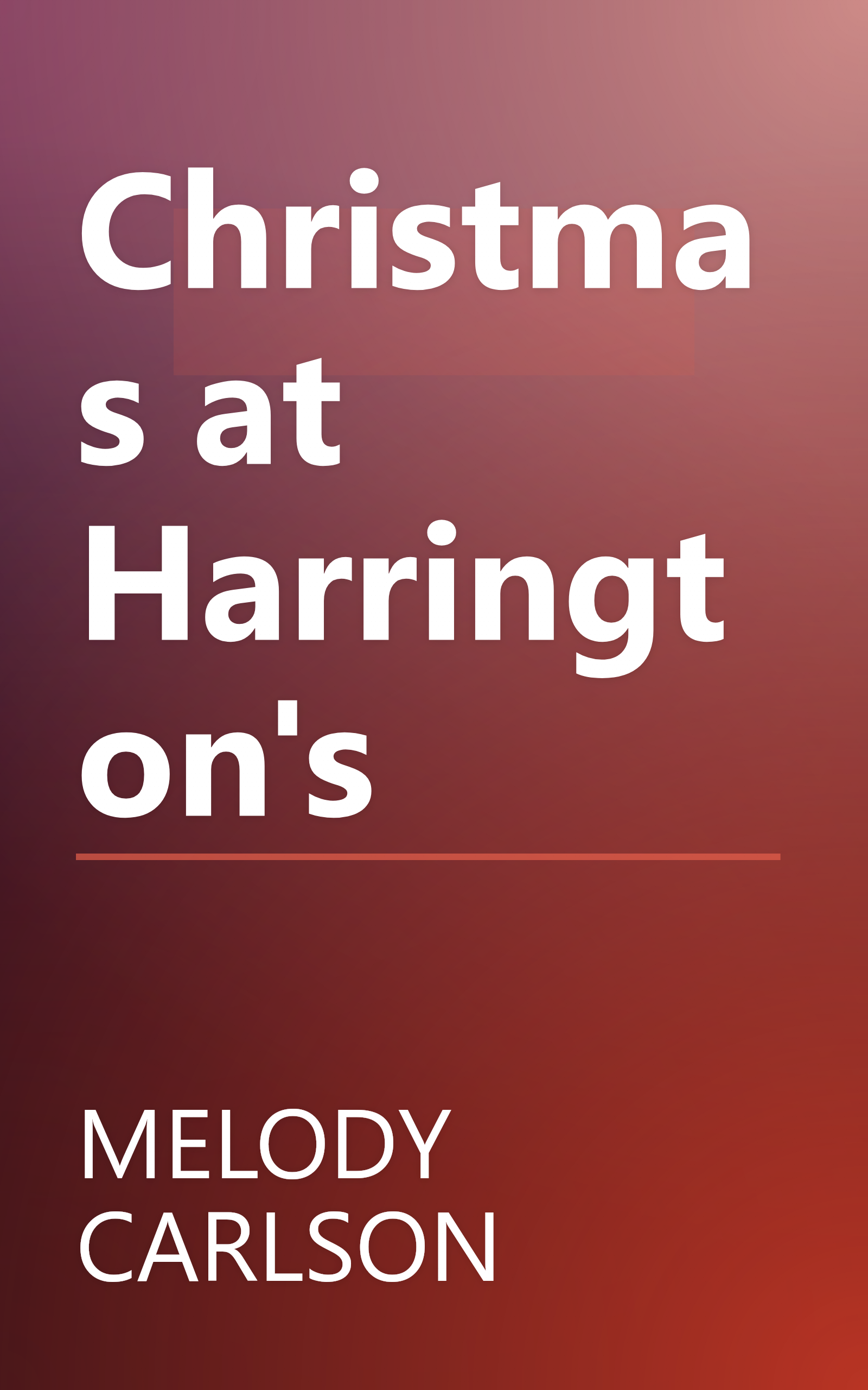 Christmas at Harrington's book cover