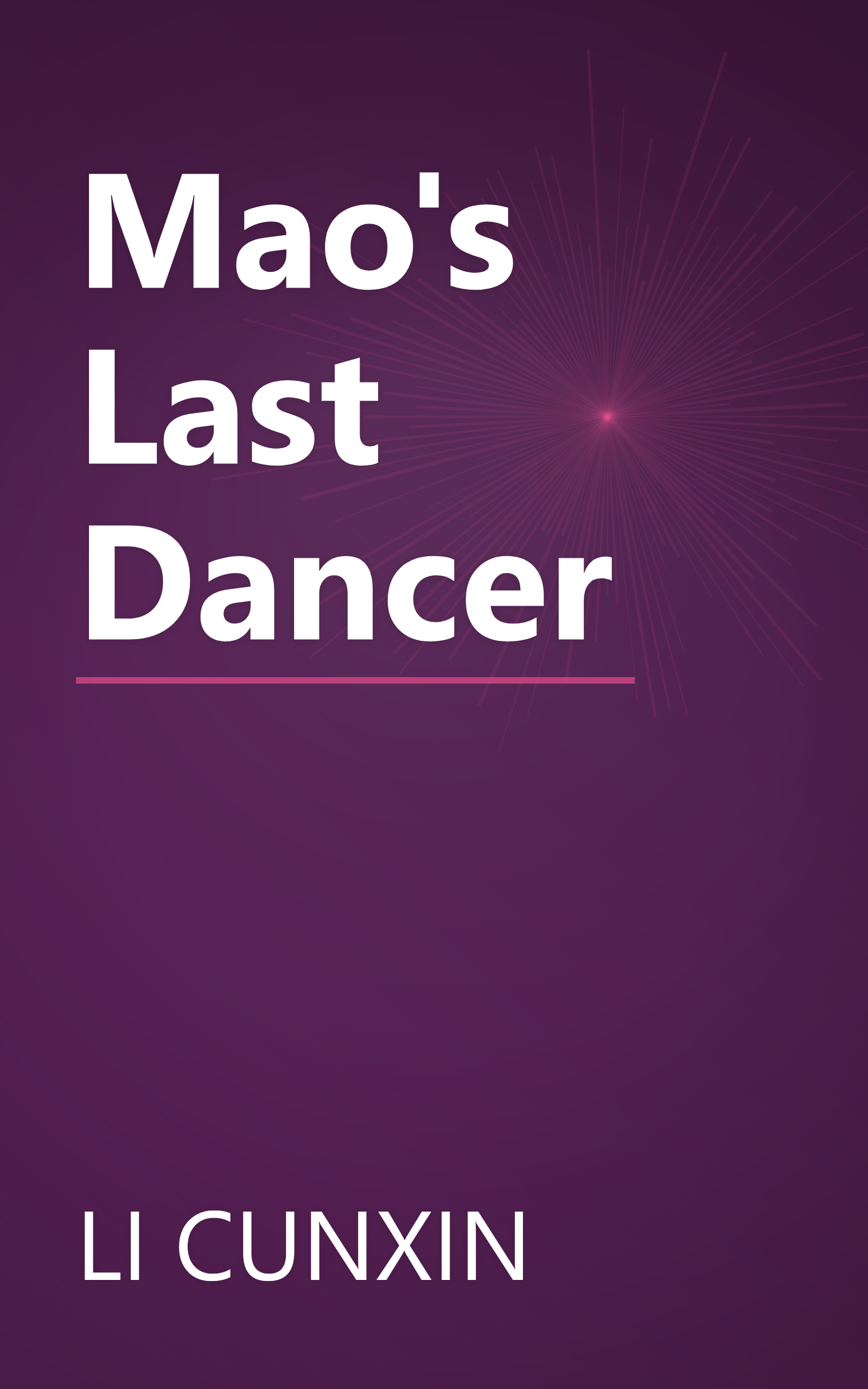 Mao's Last Dancer book cover