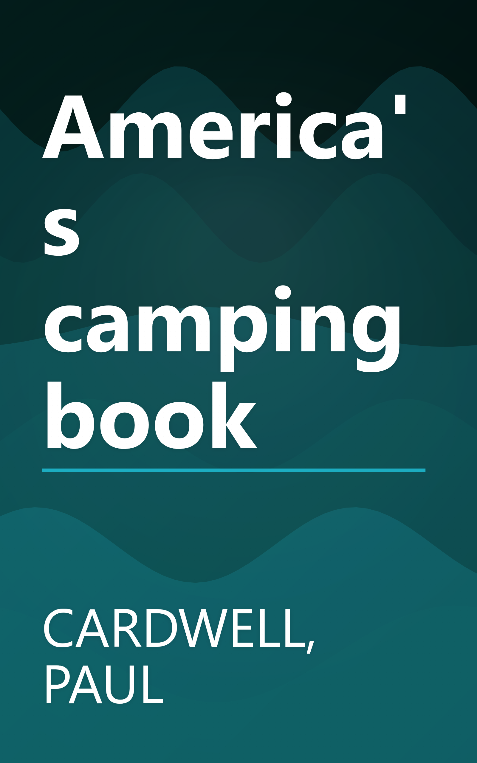 America's camping book book cover