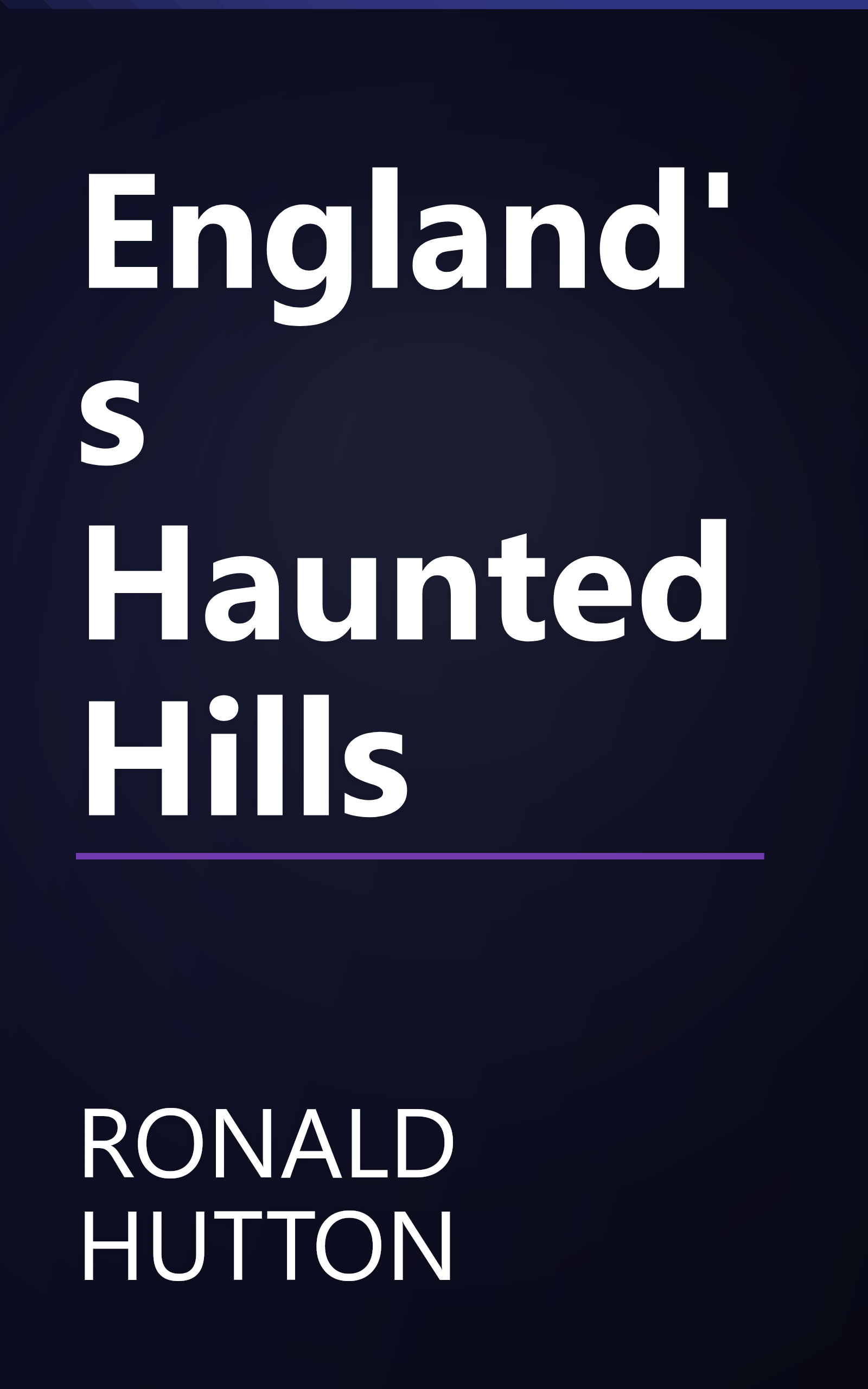 England's Haunted Hills book cover