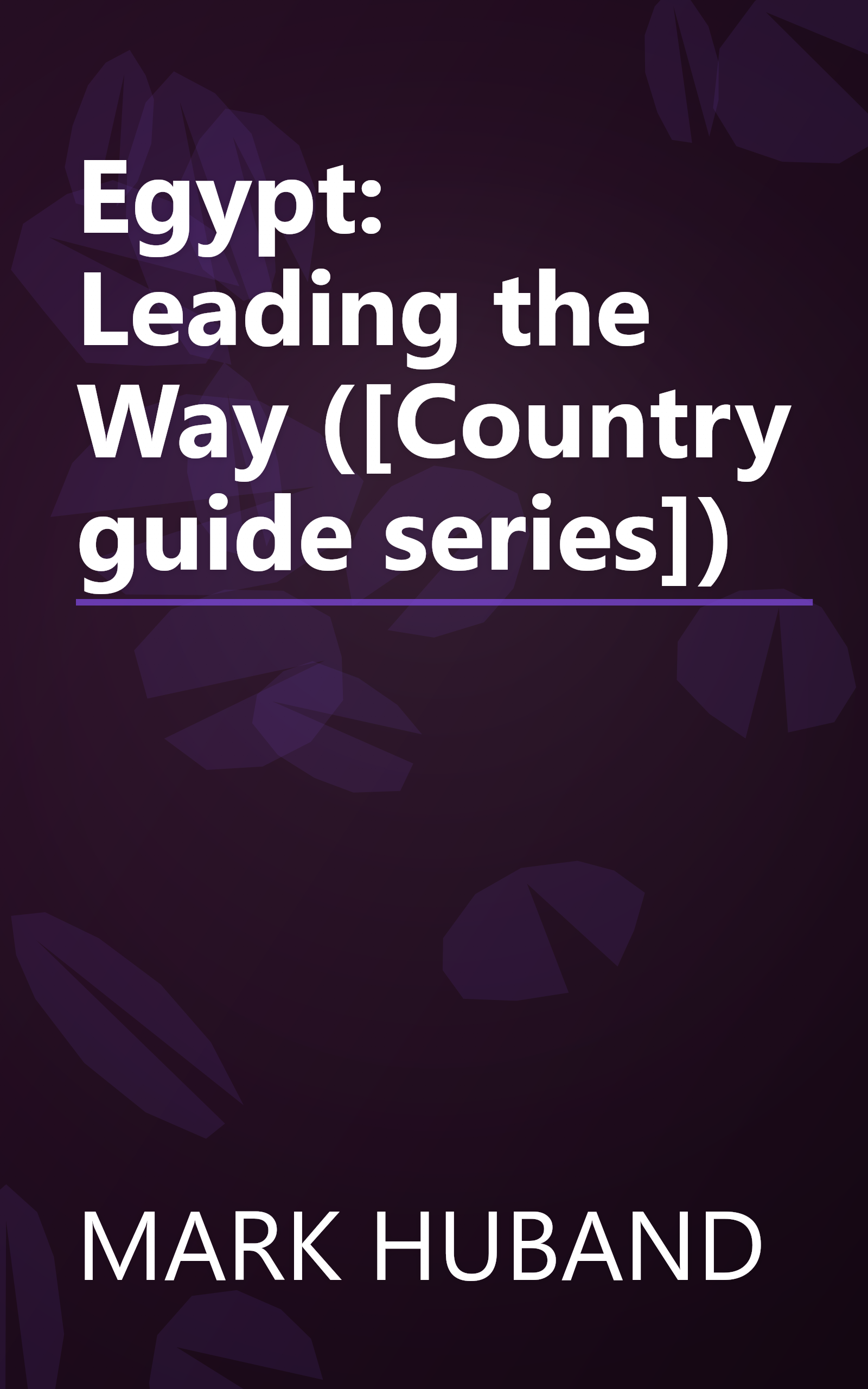 Egypt: Leading the Way ([Country guide series]) book cover