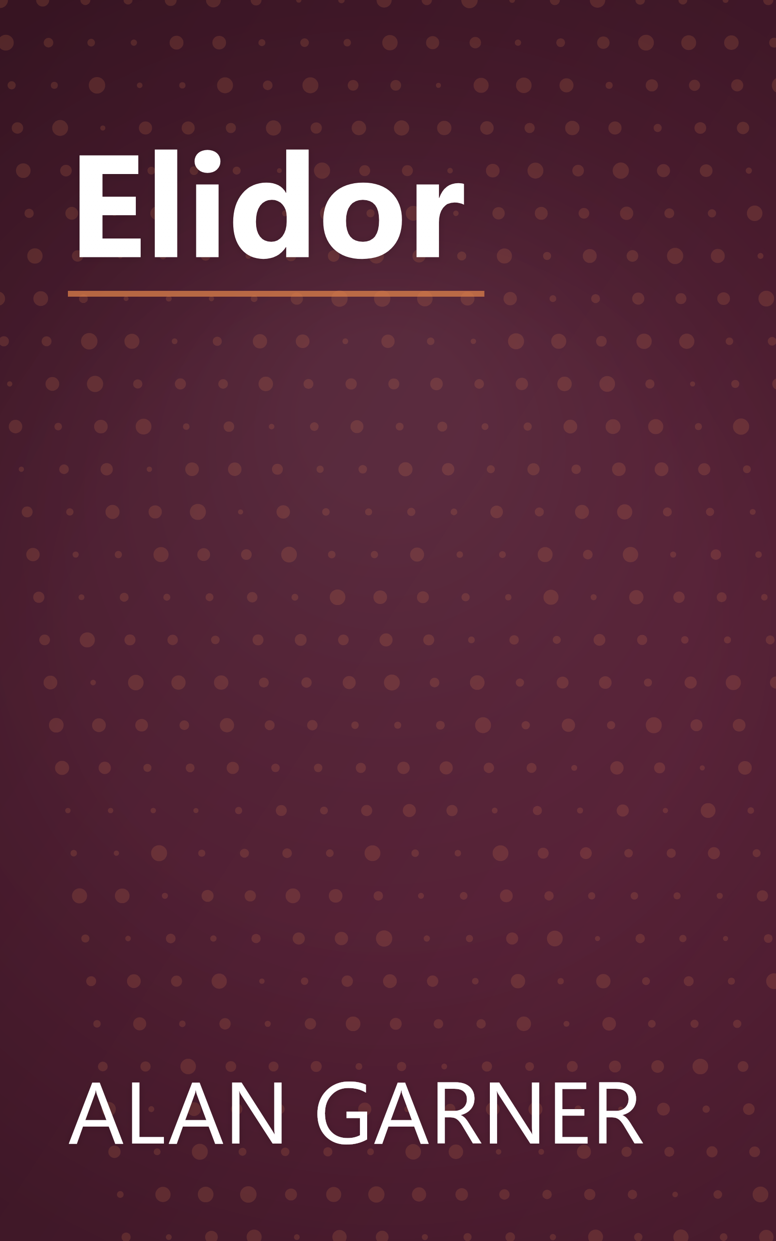 Elidor book cover