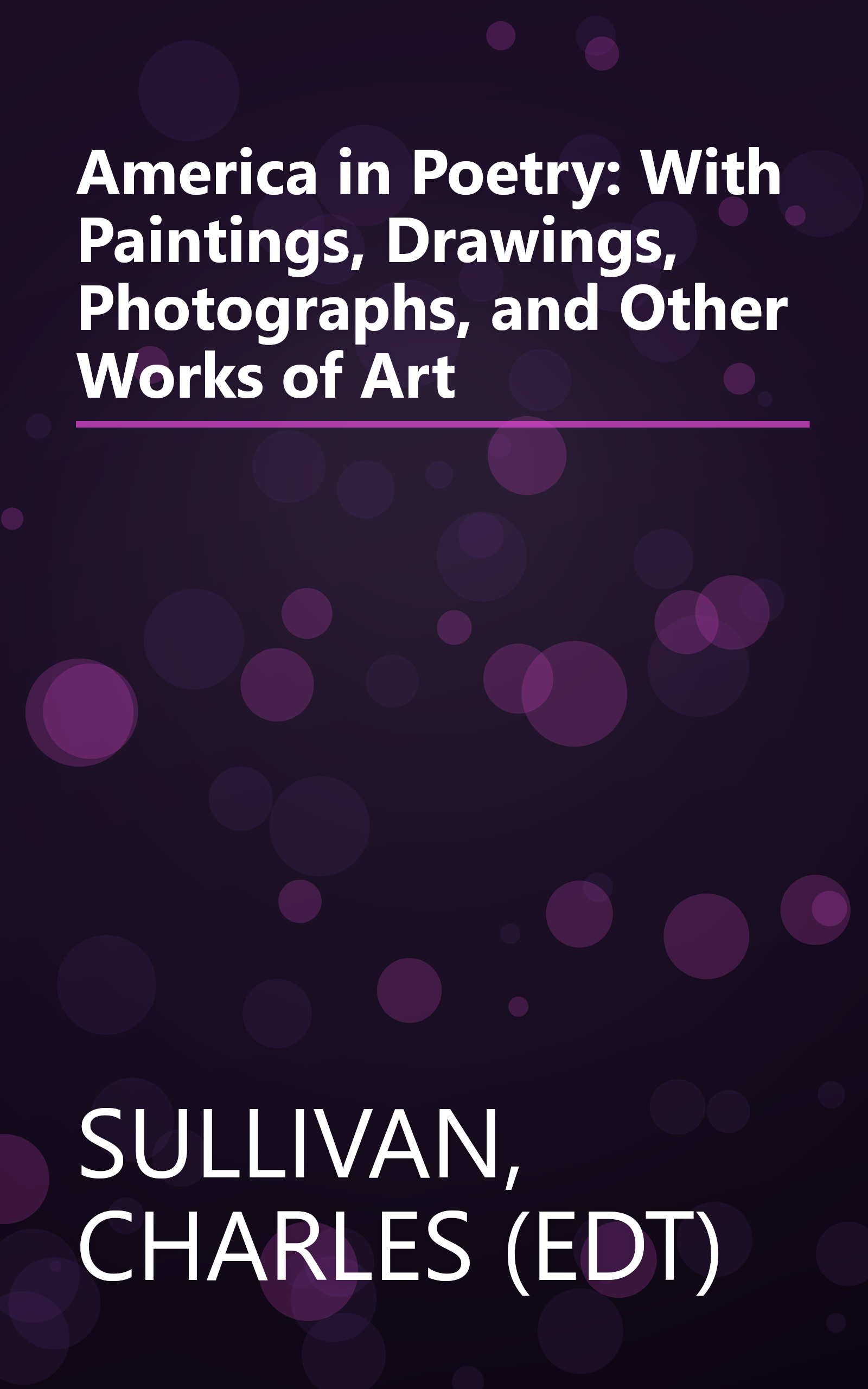 America in Poetry: With Paintings, Drawings, Photographs, and Other Works of Art book cover