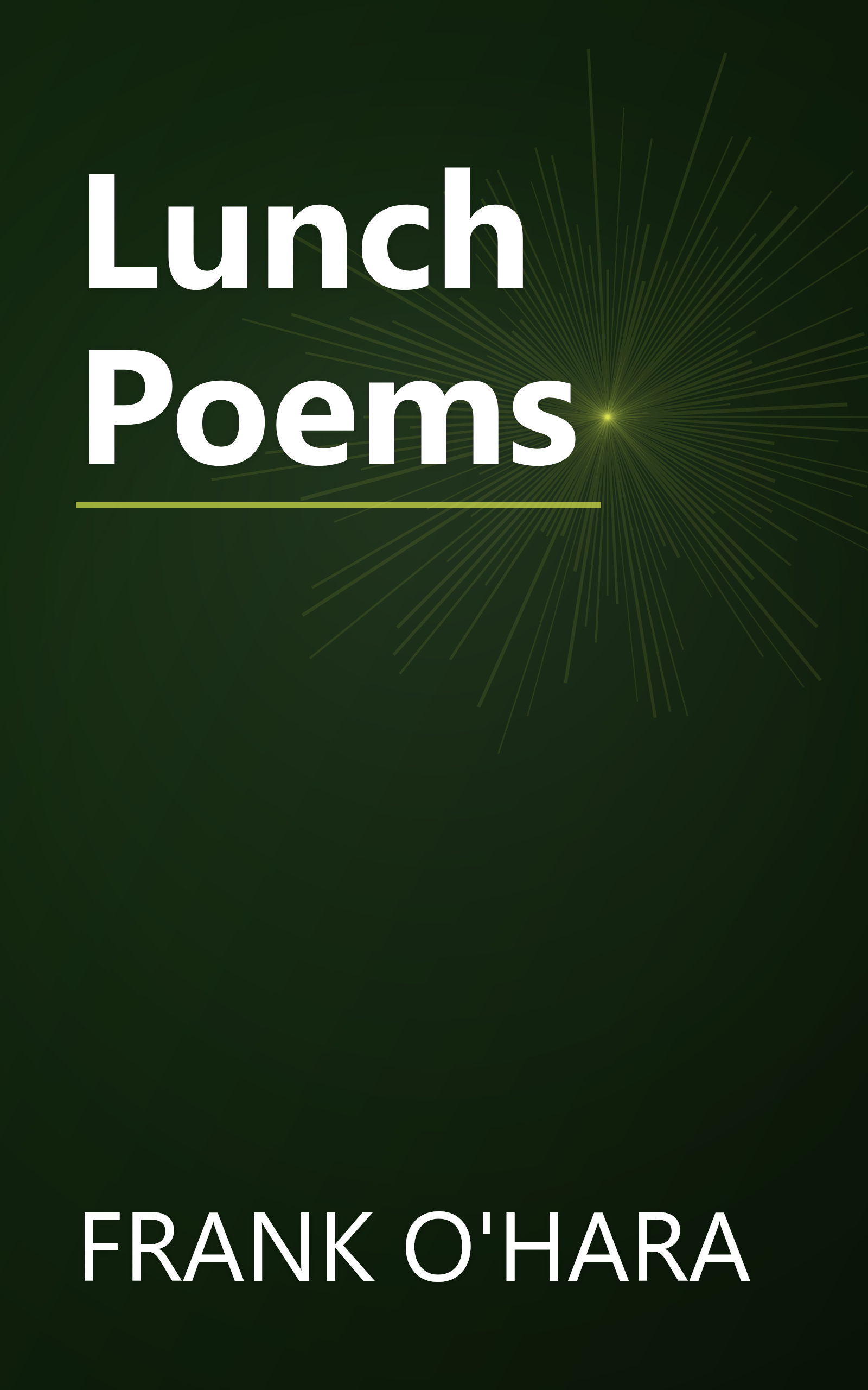 Lunch Poems book cover