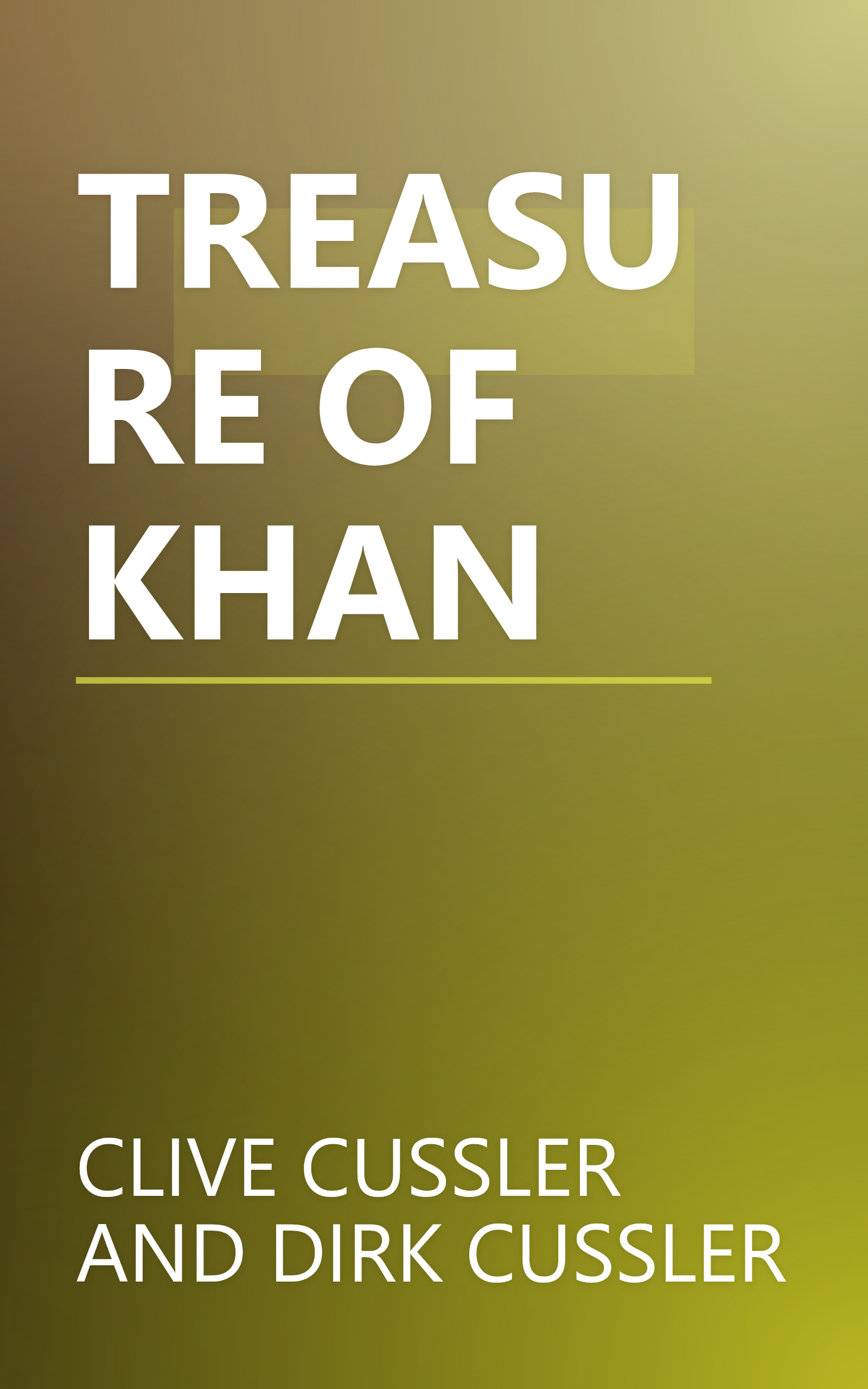 TREASURE OF KHAN book cover