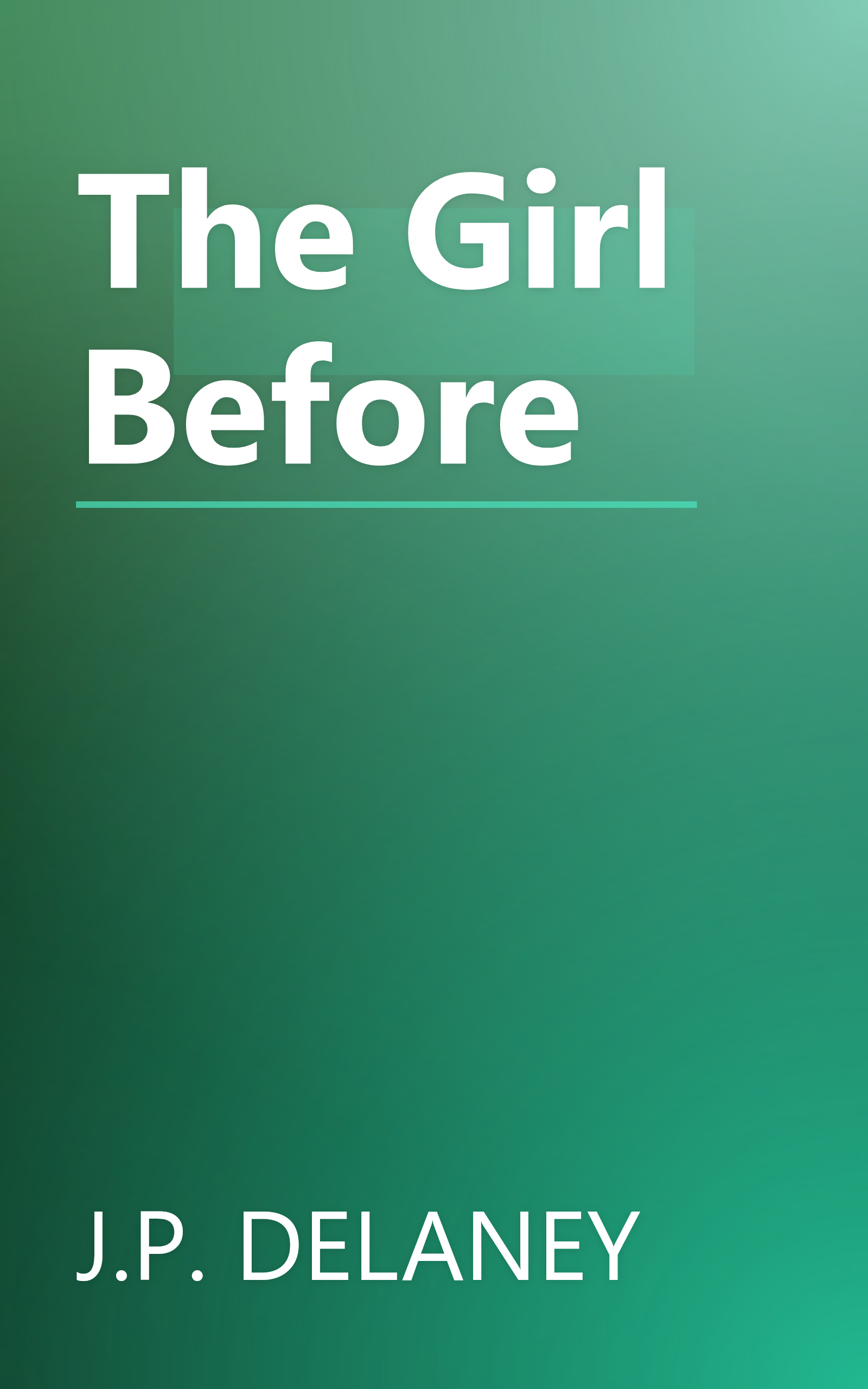 The Girl Before book cover