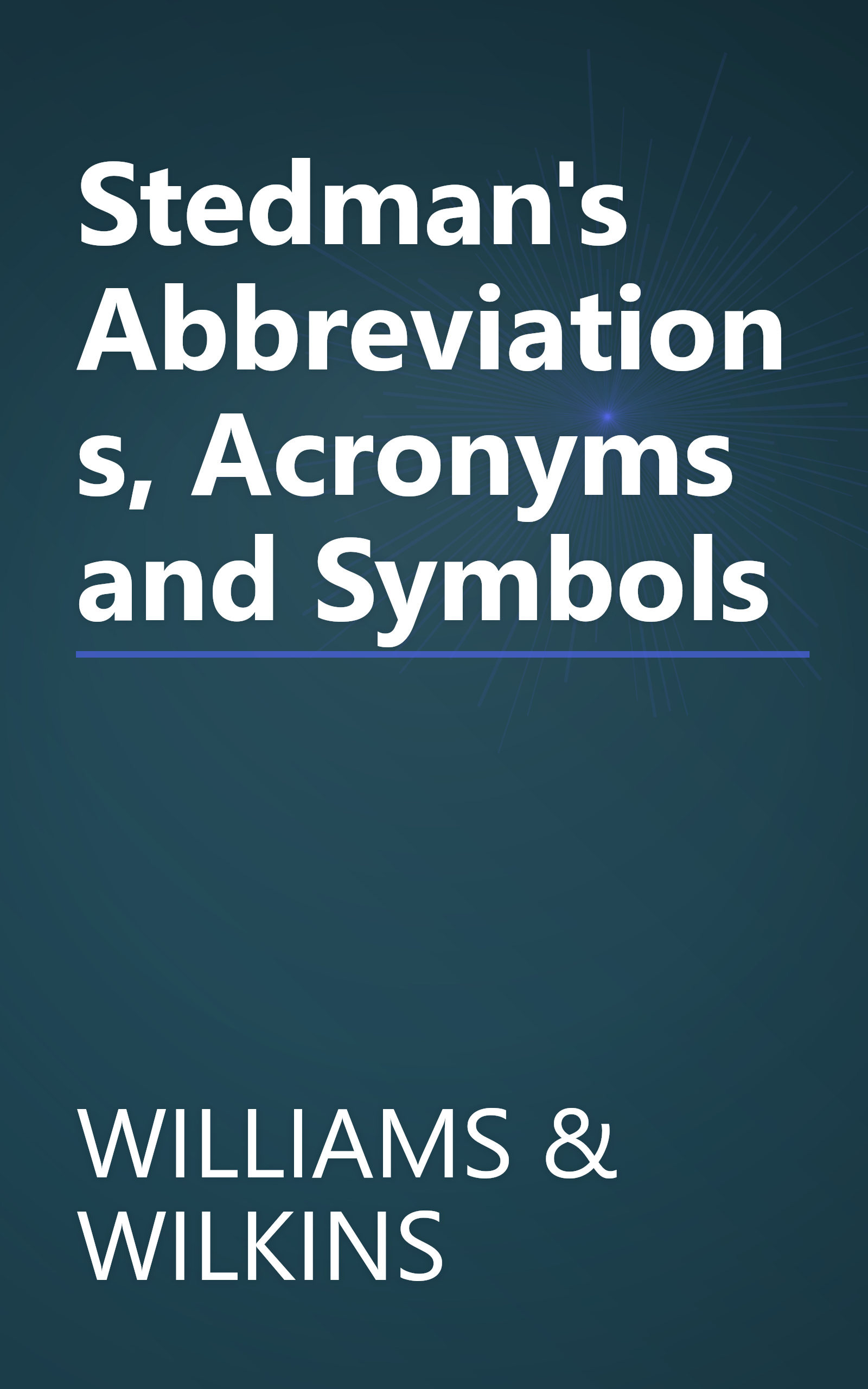 Stedman's Abbreviations, Acronyms and Symbols book cover
