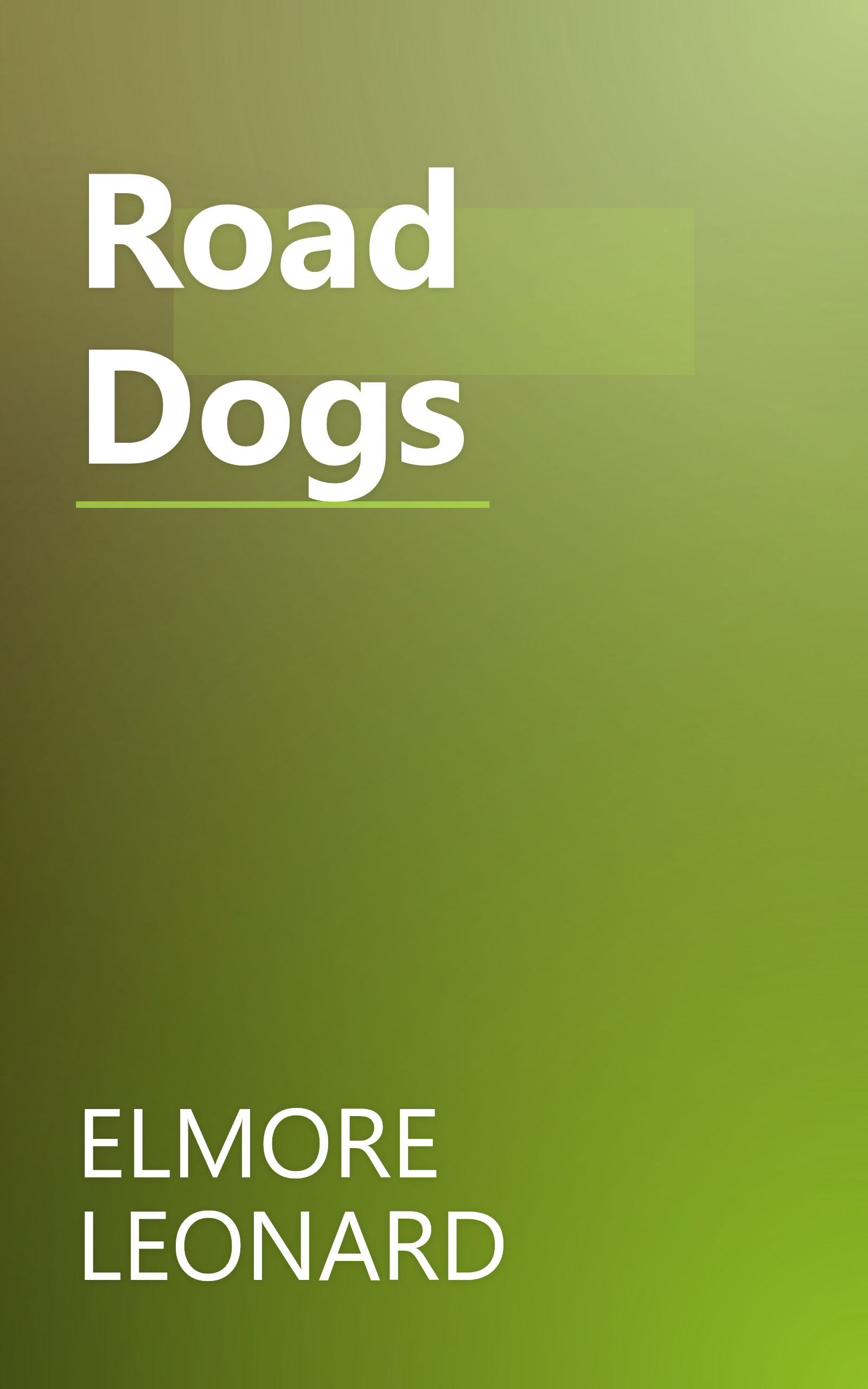 Road Dogs book cover
