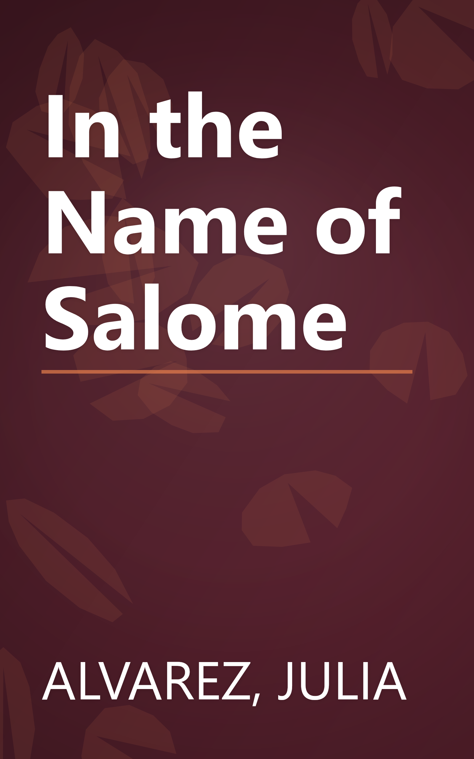 In the Name of Salome book cover