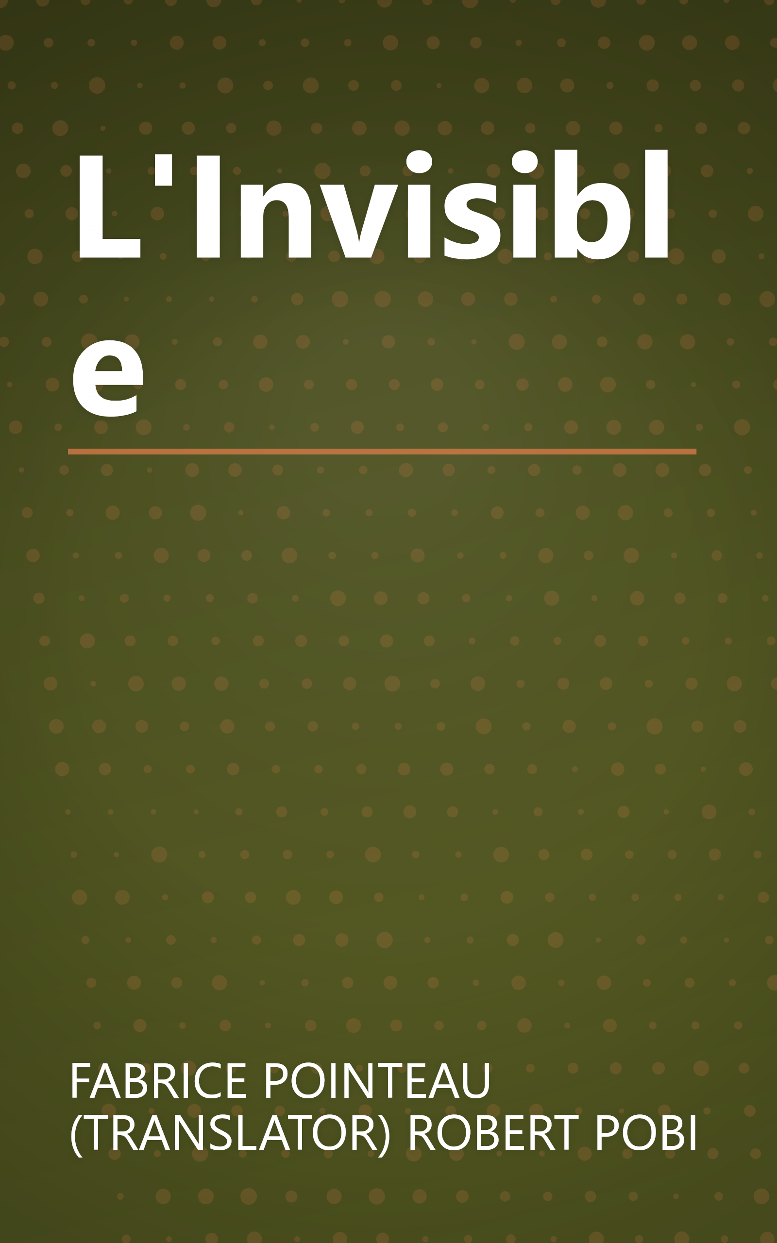 L'Invisible book cover