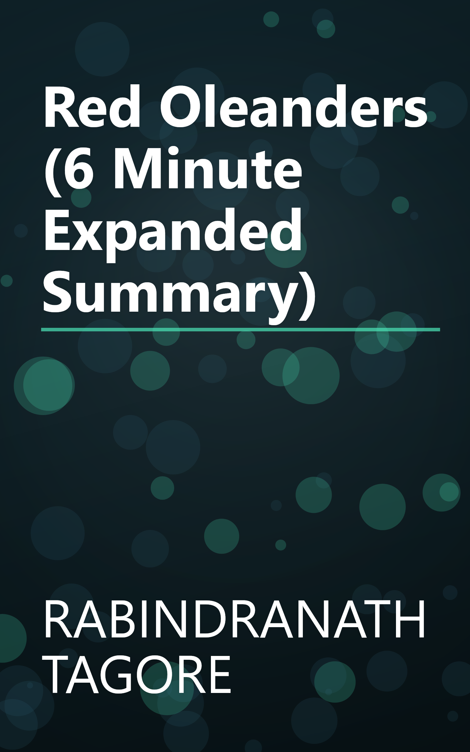 Red Oleanders (6 Minute   Expanded Summary) book cover