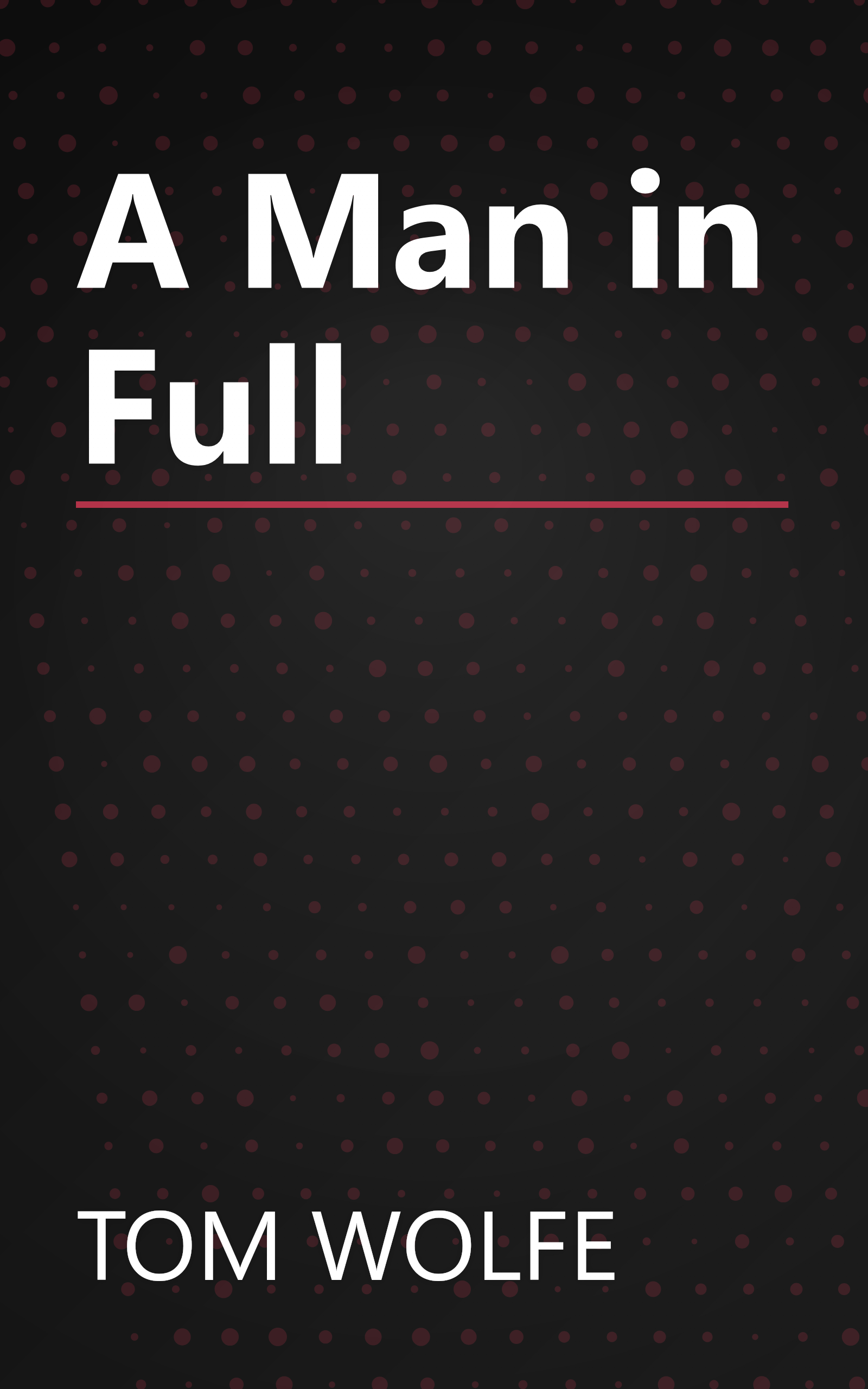A Man in Full book cover