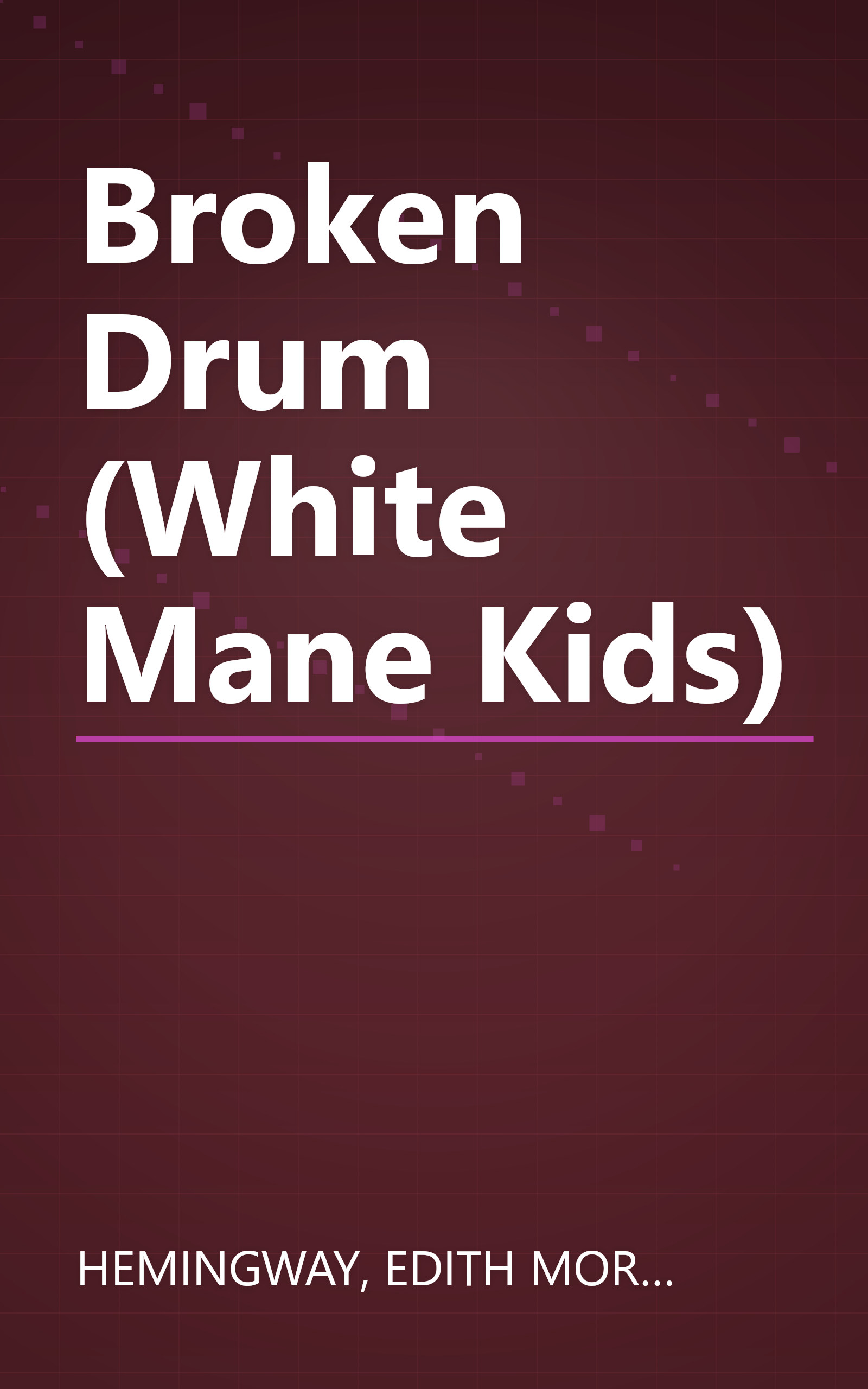 Broken Drum (White Mane Kids) book cover