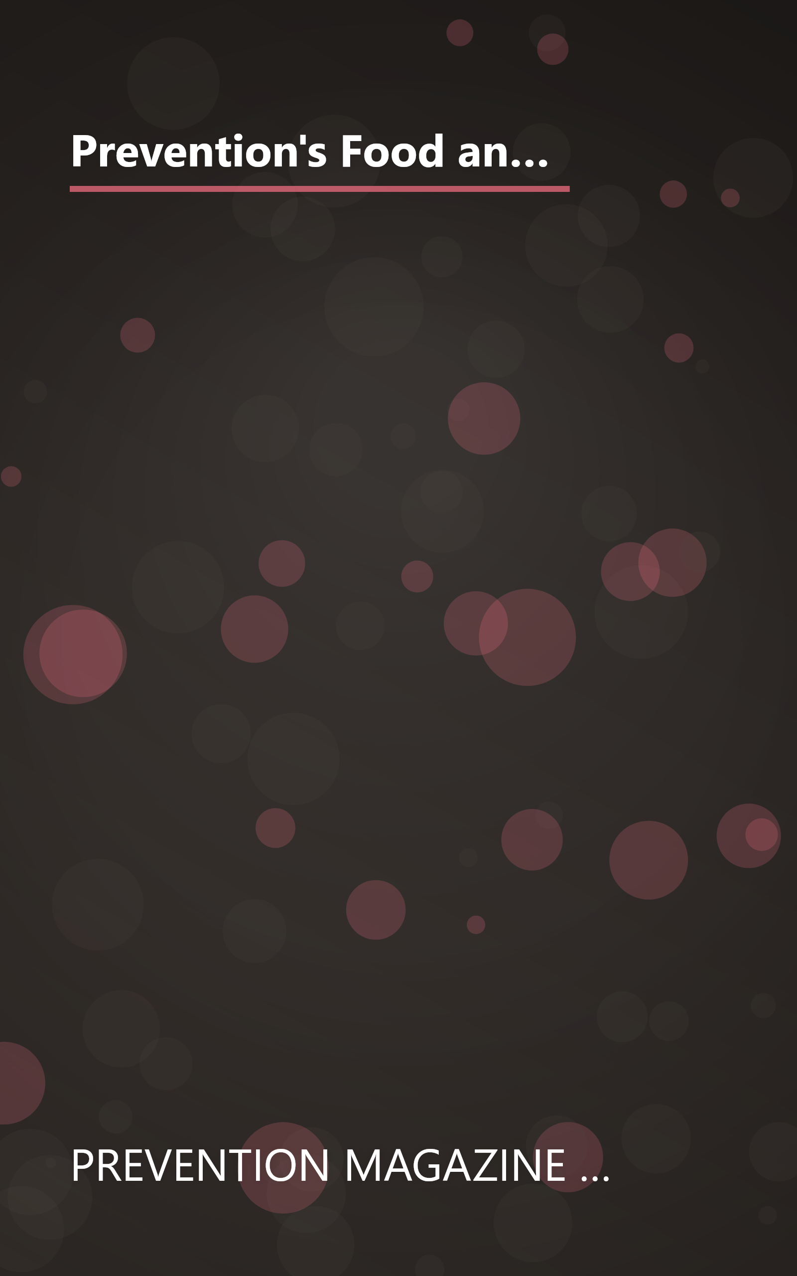 Prevention's Food and Nutrition: The Most Complete Book Ever Written on Using Food and Vitamins to Feel Healthy and Cure Disease book cover