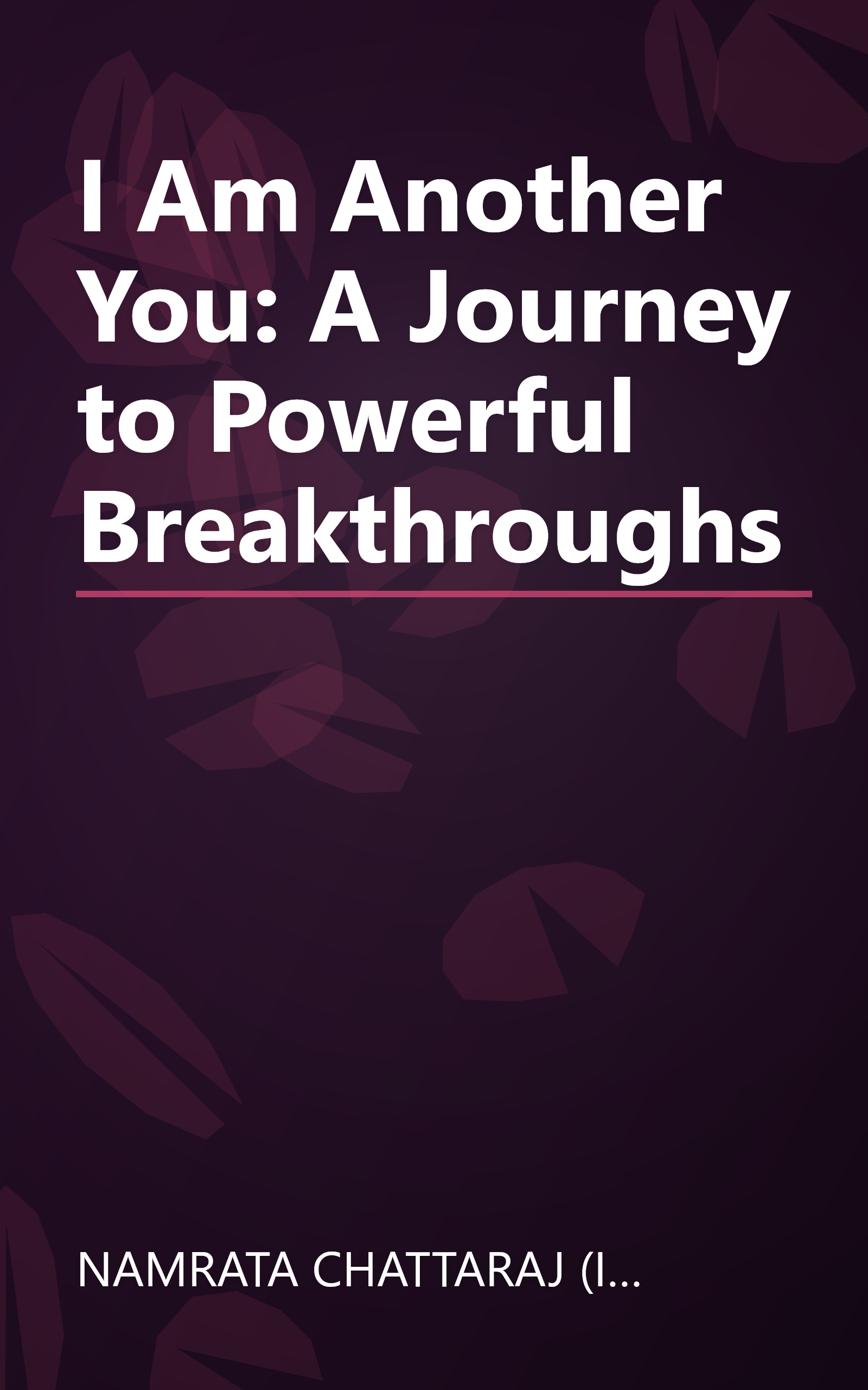 I Am Another You: A Journey to Powerful Breakthroughs book cover