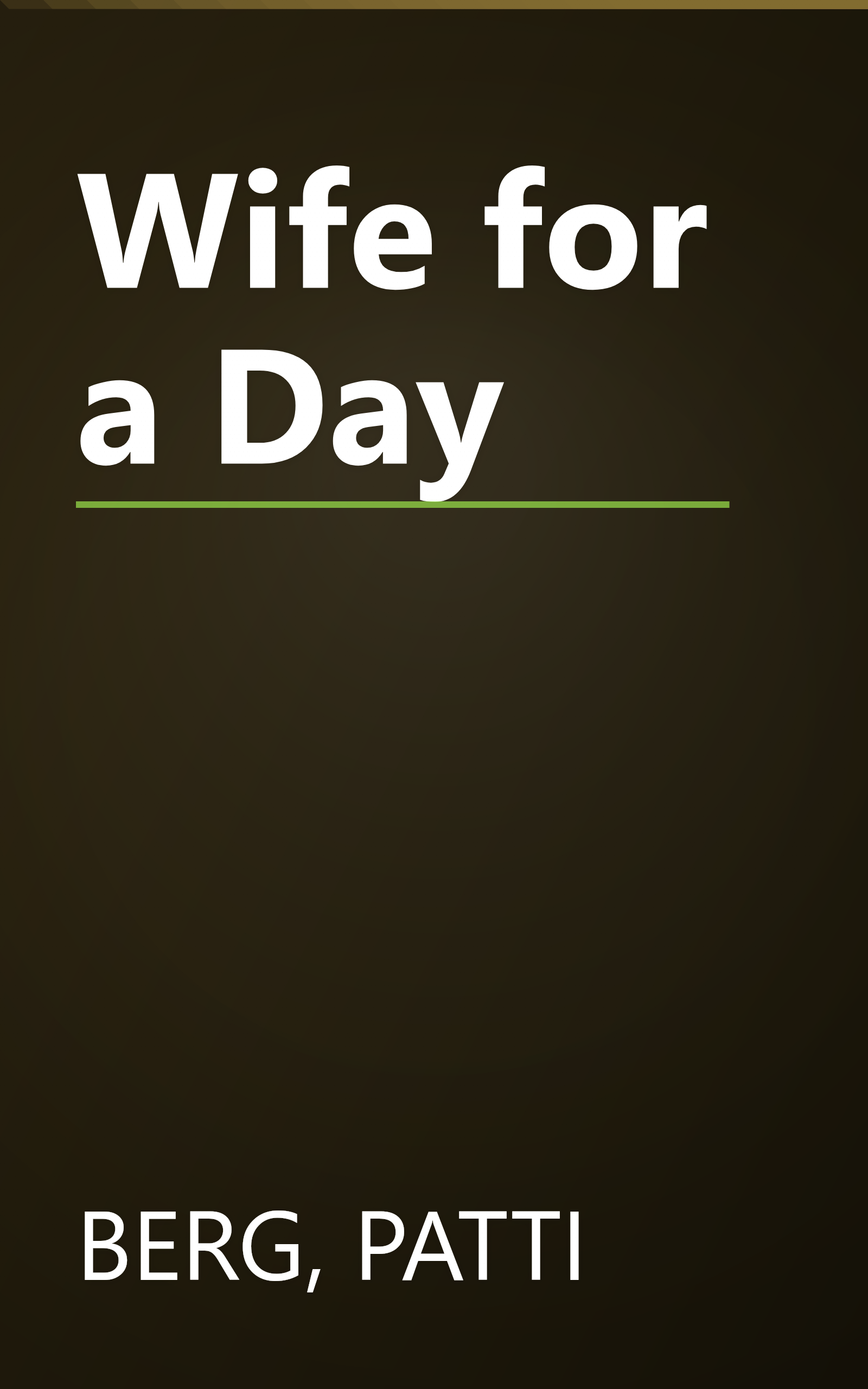 Wife for a Day book cover