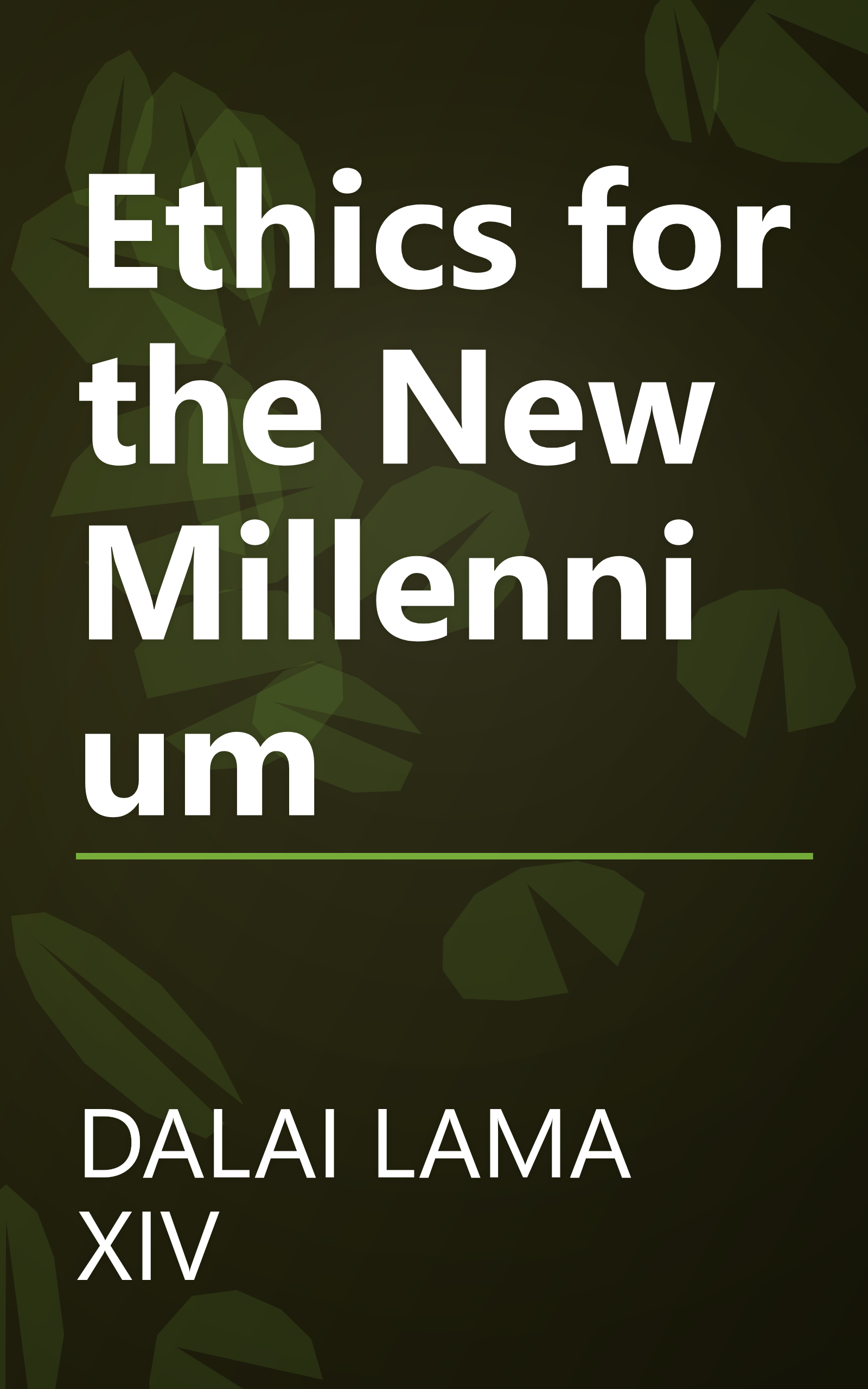 Ethics for the New Millennium book cover