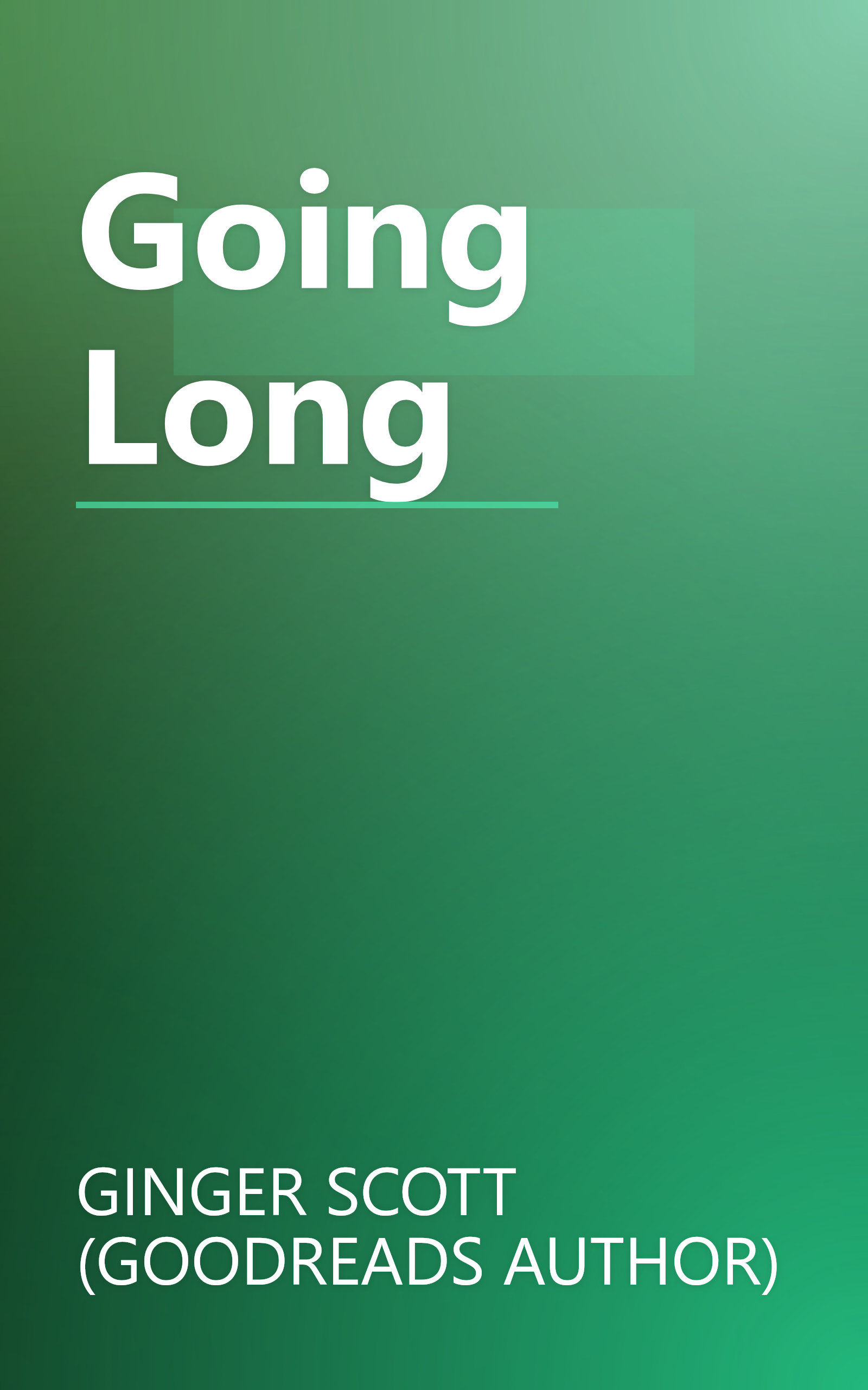 Going Long book cover