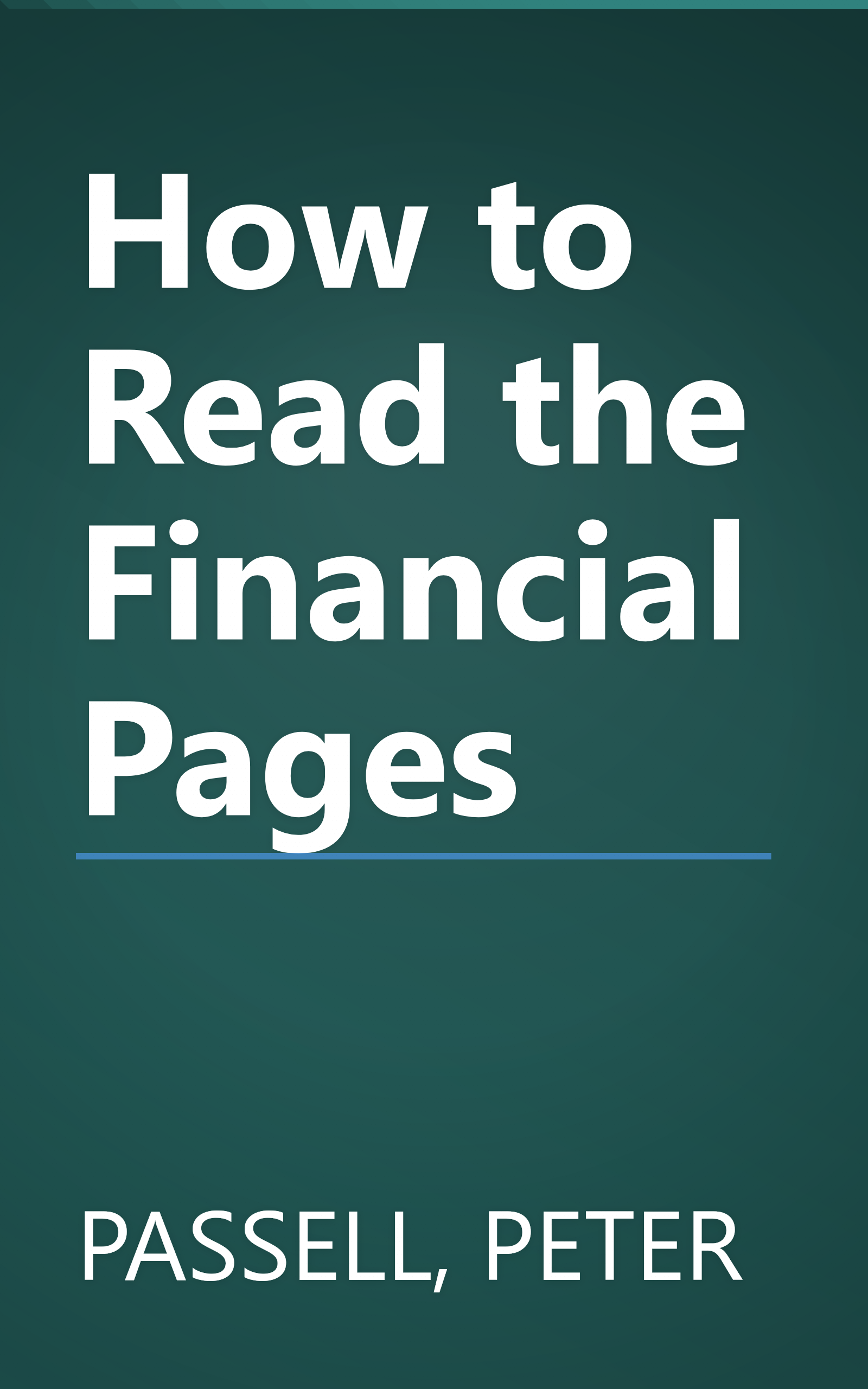 How to Read the Financial Pages book cover