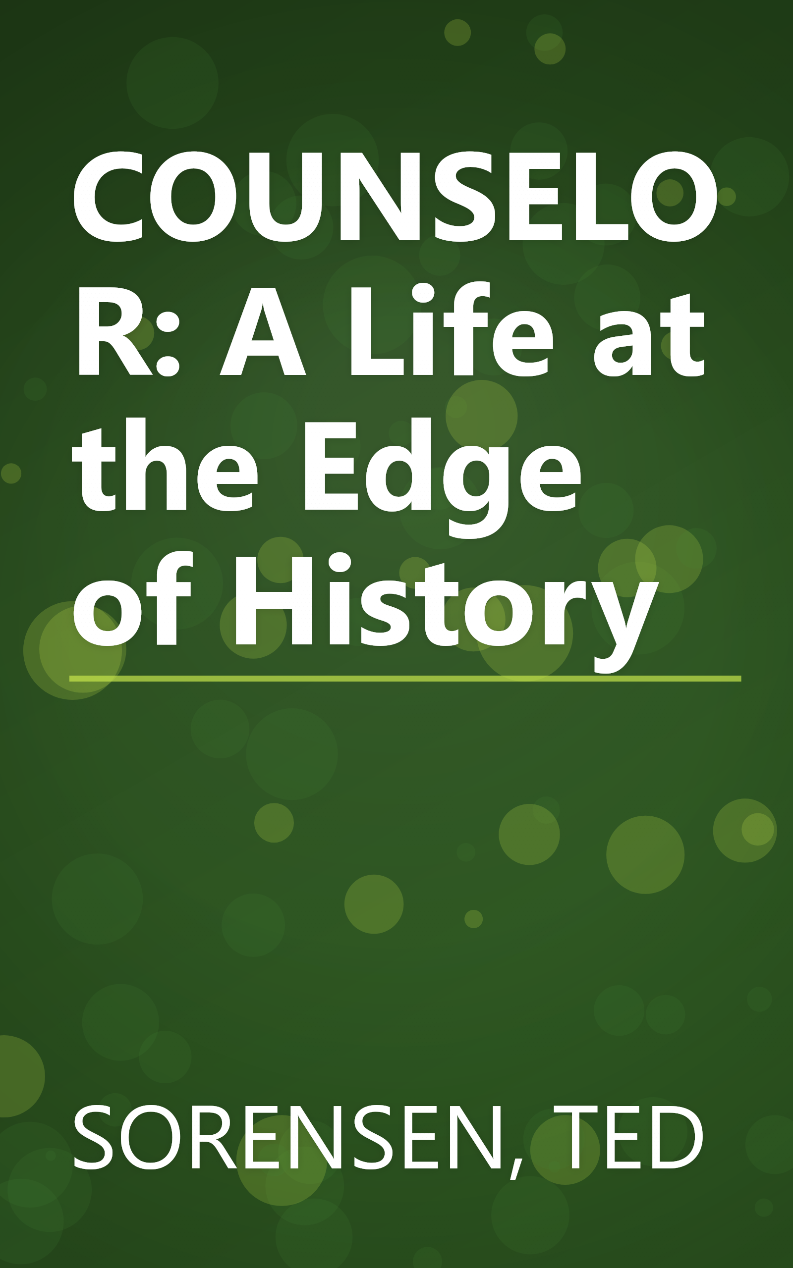 COUNSELOR: A Life at the Edge of History book cover