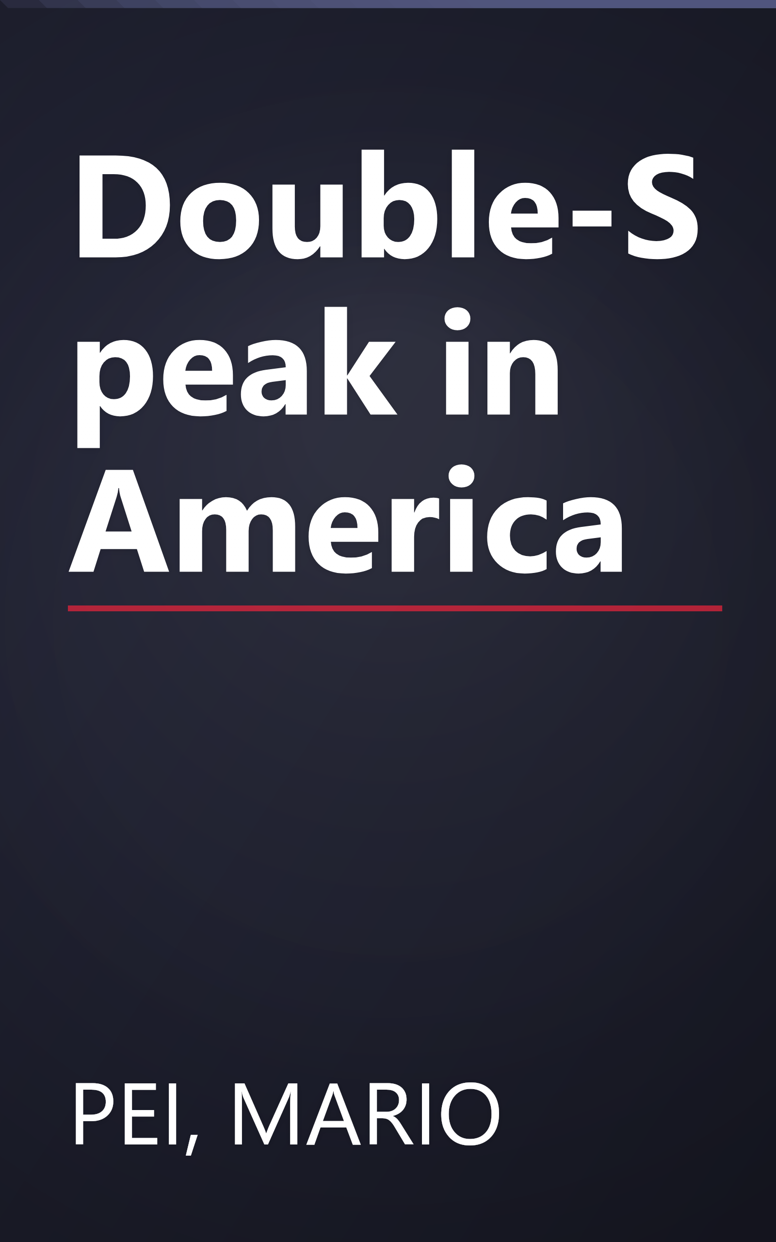 Double-Speak in America book cover