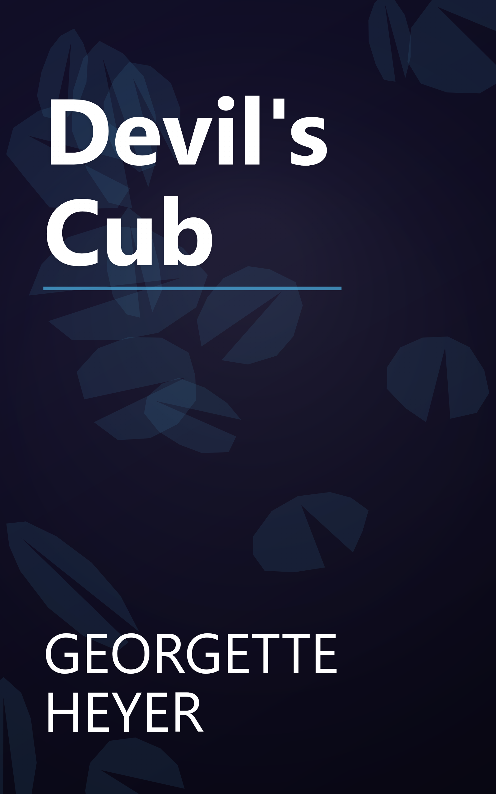 Devil's Cub book cover