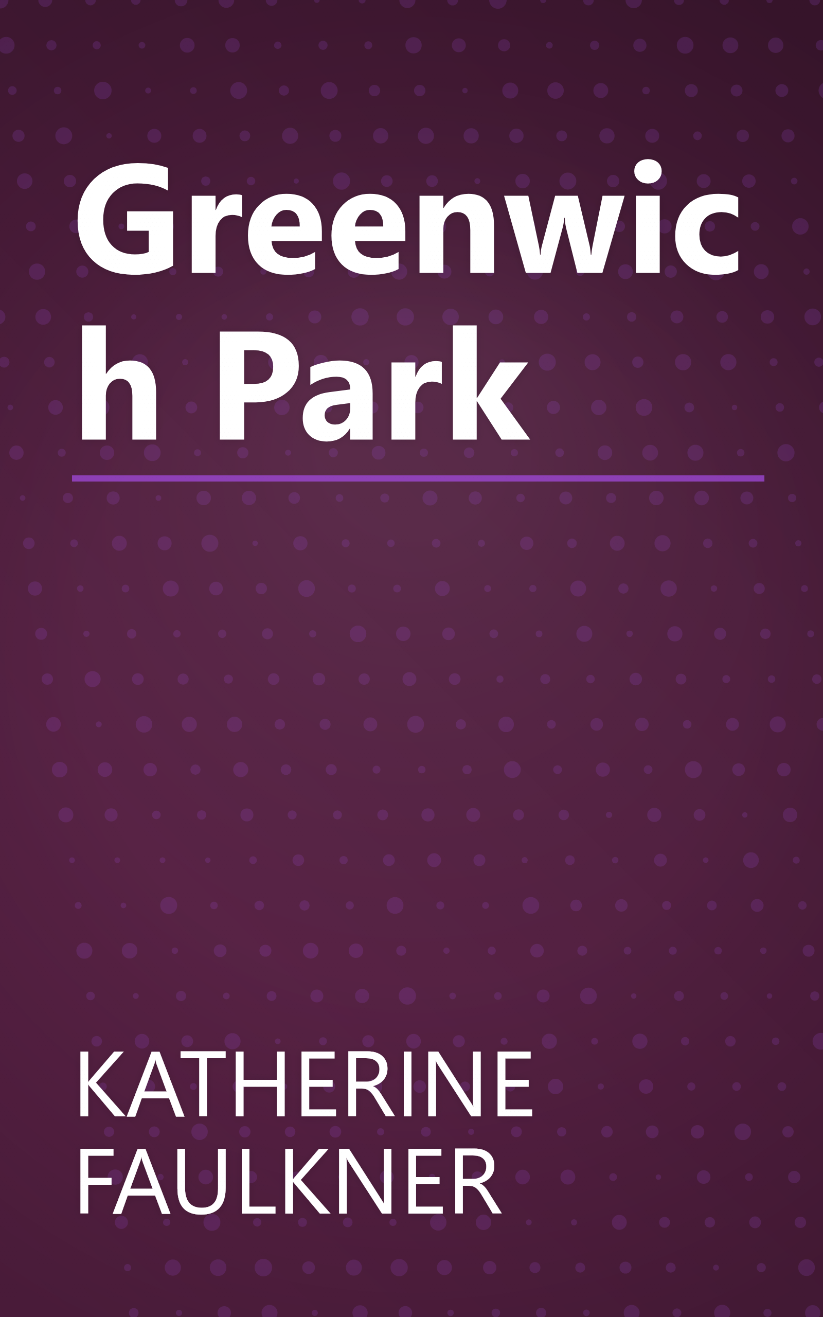 Greenwich Park book cover