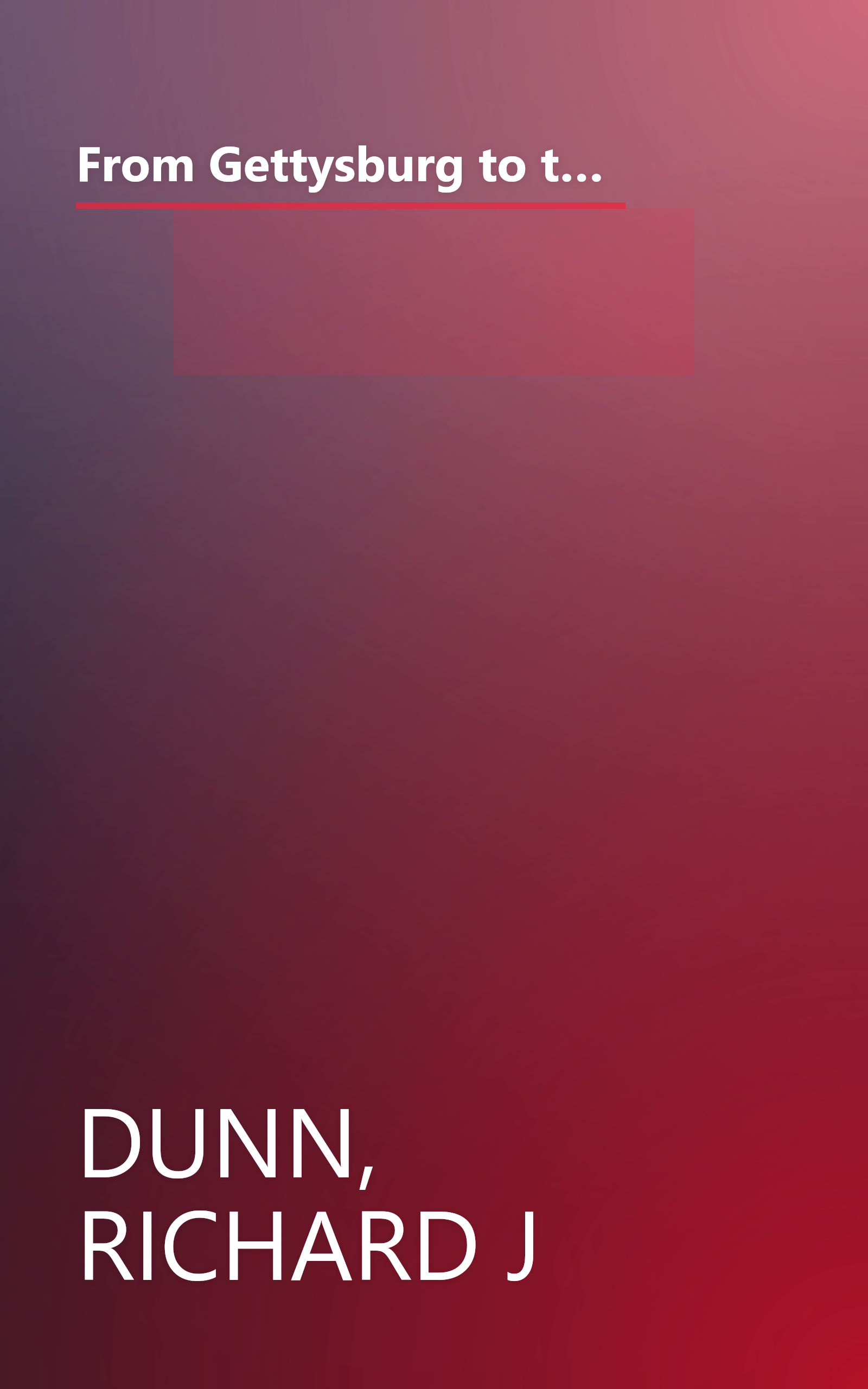 From Gettysburg to the Gulf and beyond: Coping with revolutionary technological changes in land warfare (McNair papers) book cover