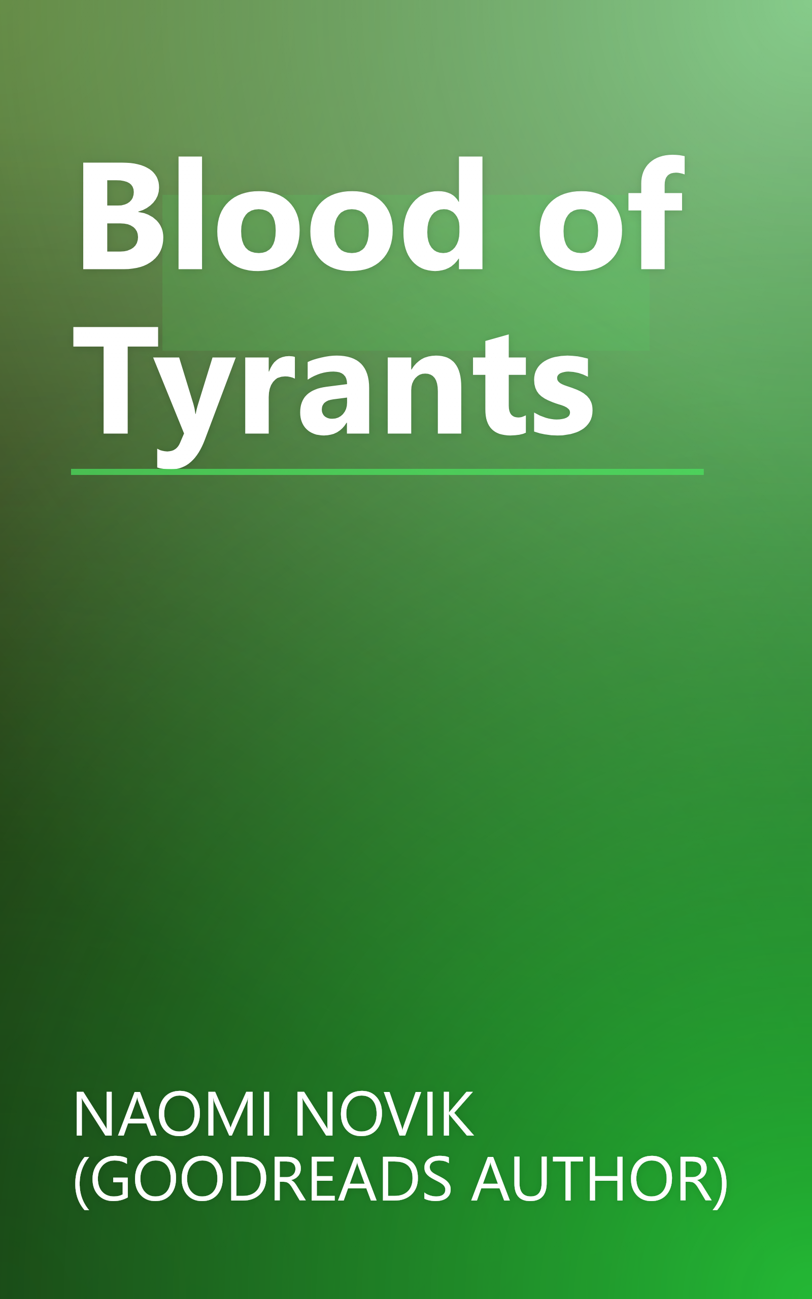 Blood of Tyrants book cover