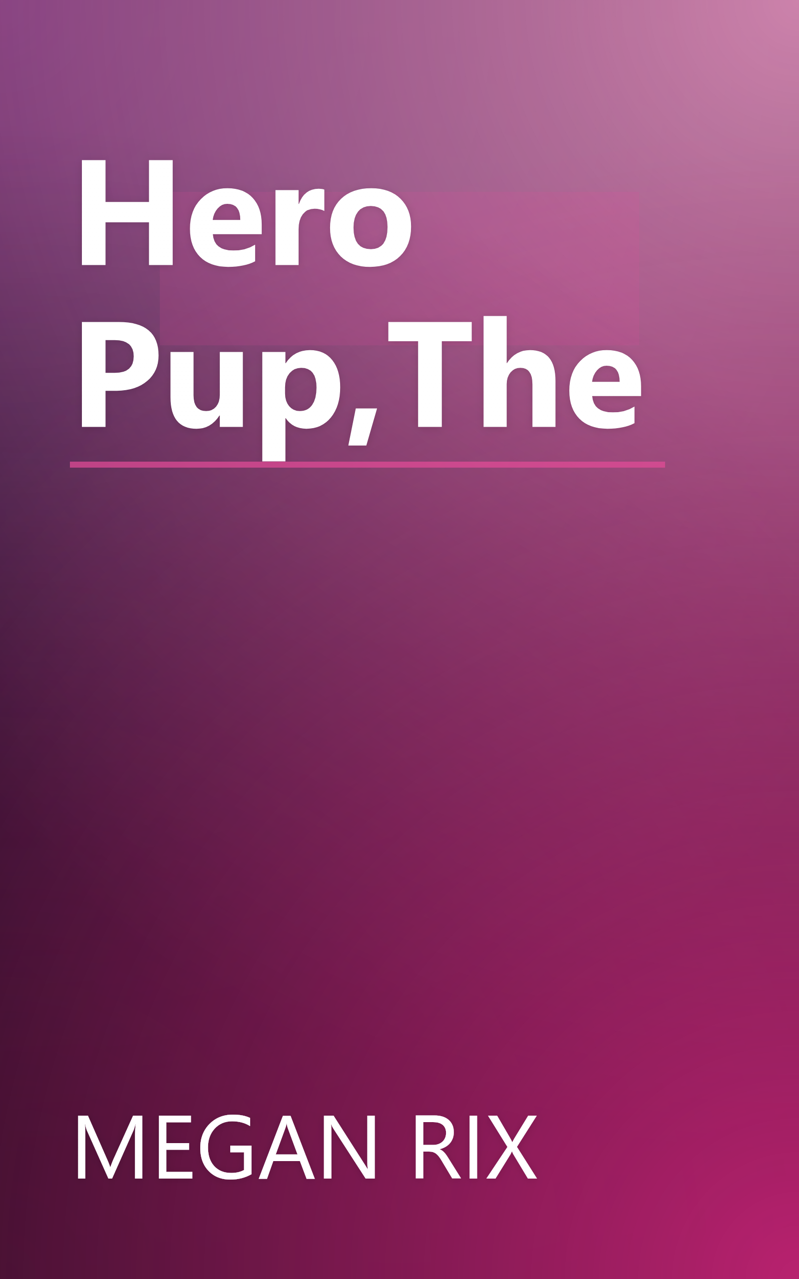 Hero Pup,The book cover