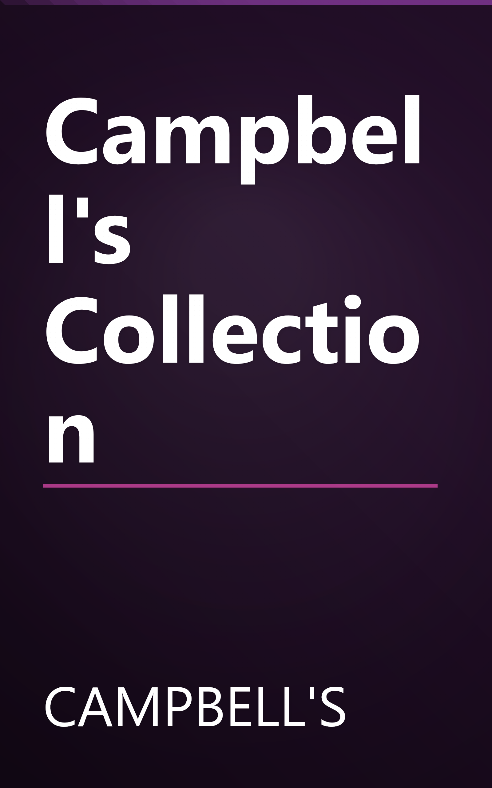 Campbell's Collection book cover