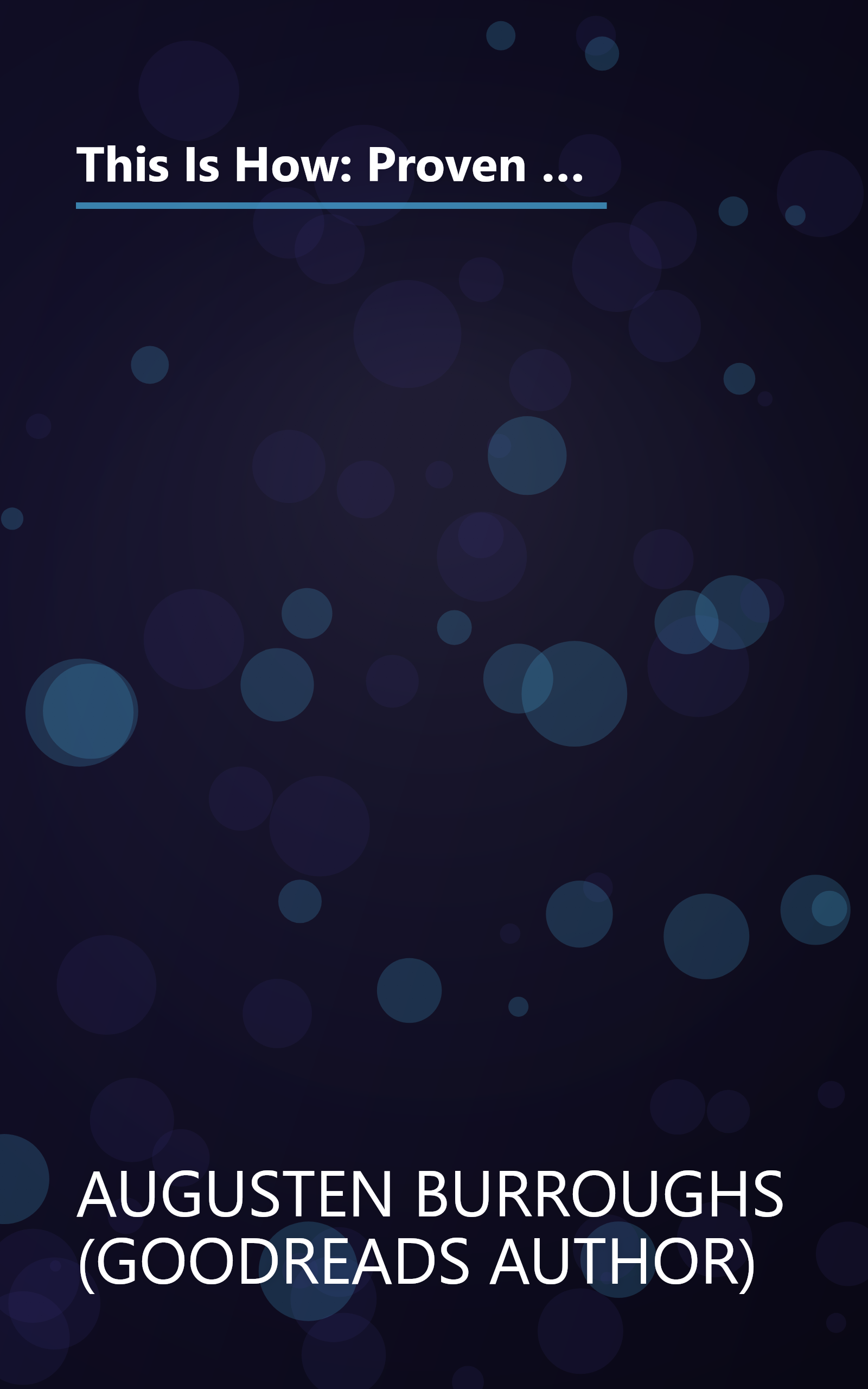 This Is How: Proven Aid in Overcoming Shyness, Molestation, Fatness, Spinsterhood, Grief, Disease, Lushery, Decrepitude & More. For Young and Old Alike. book cover