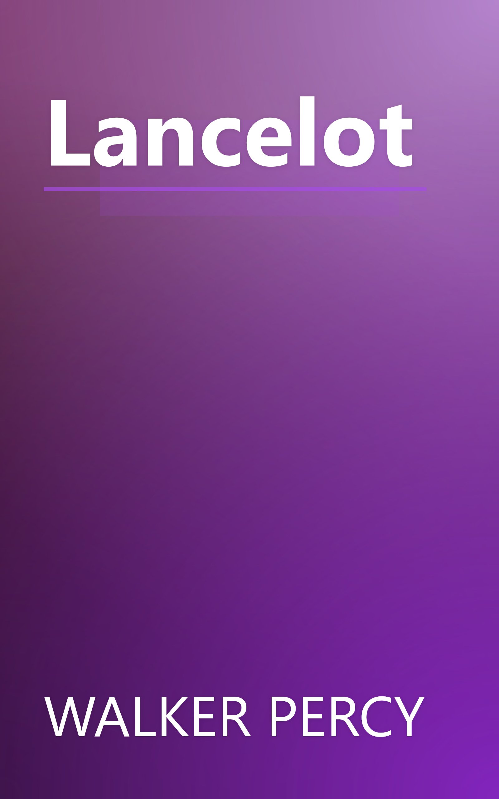 Lancelot book cover