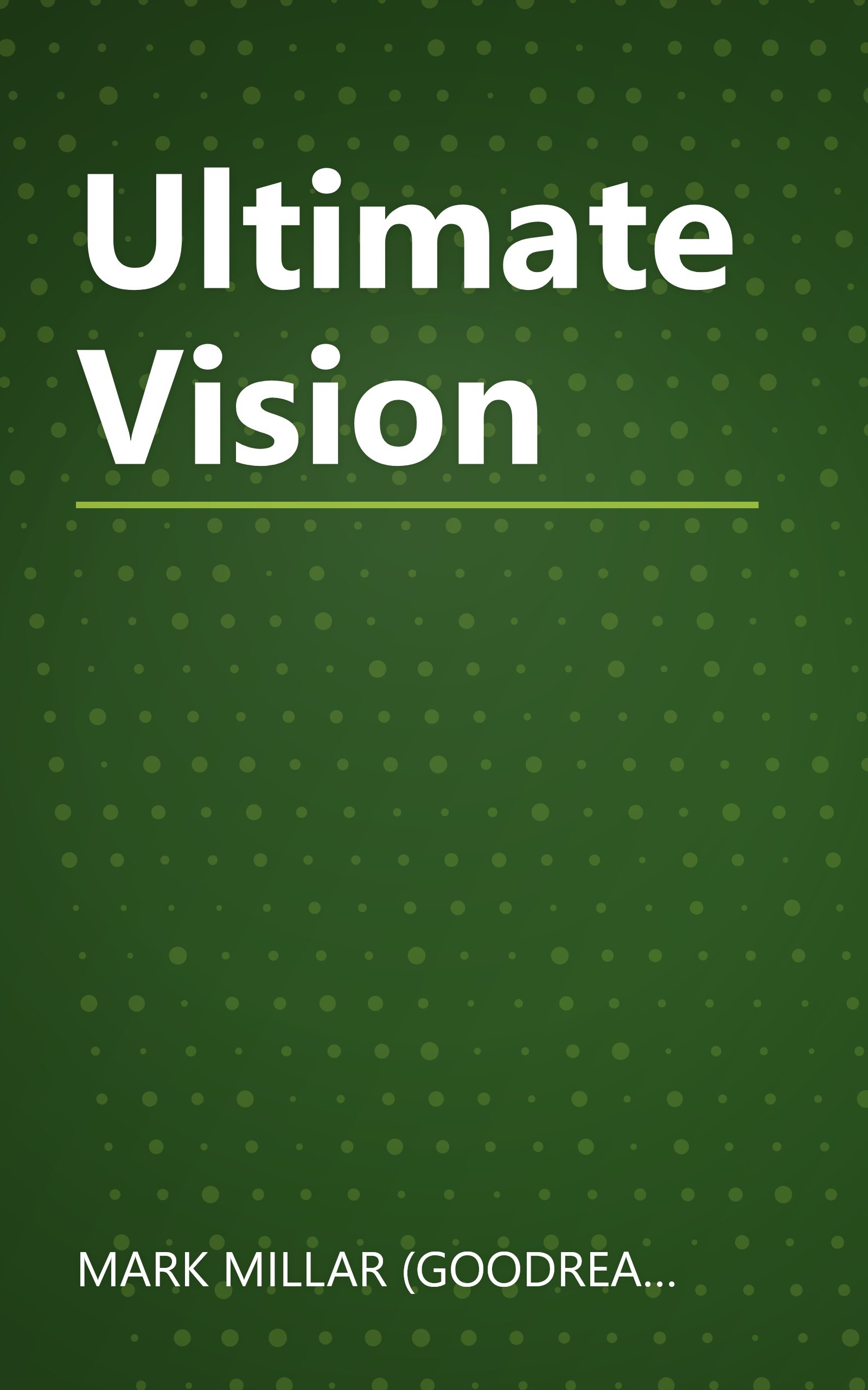 Ultimate Vision book cover