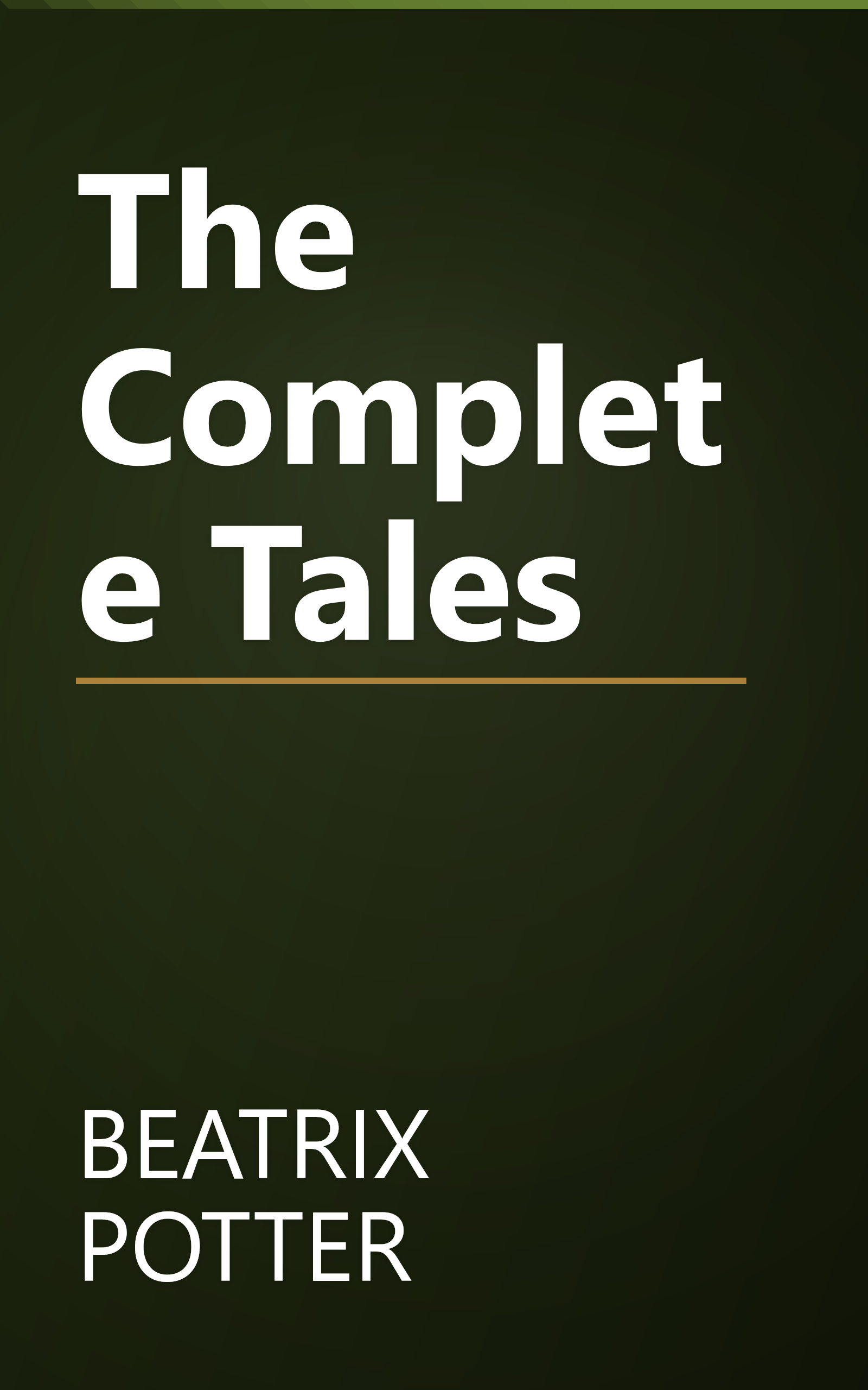 The Complete Tales book cover