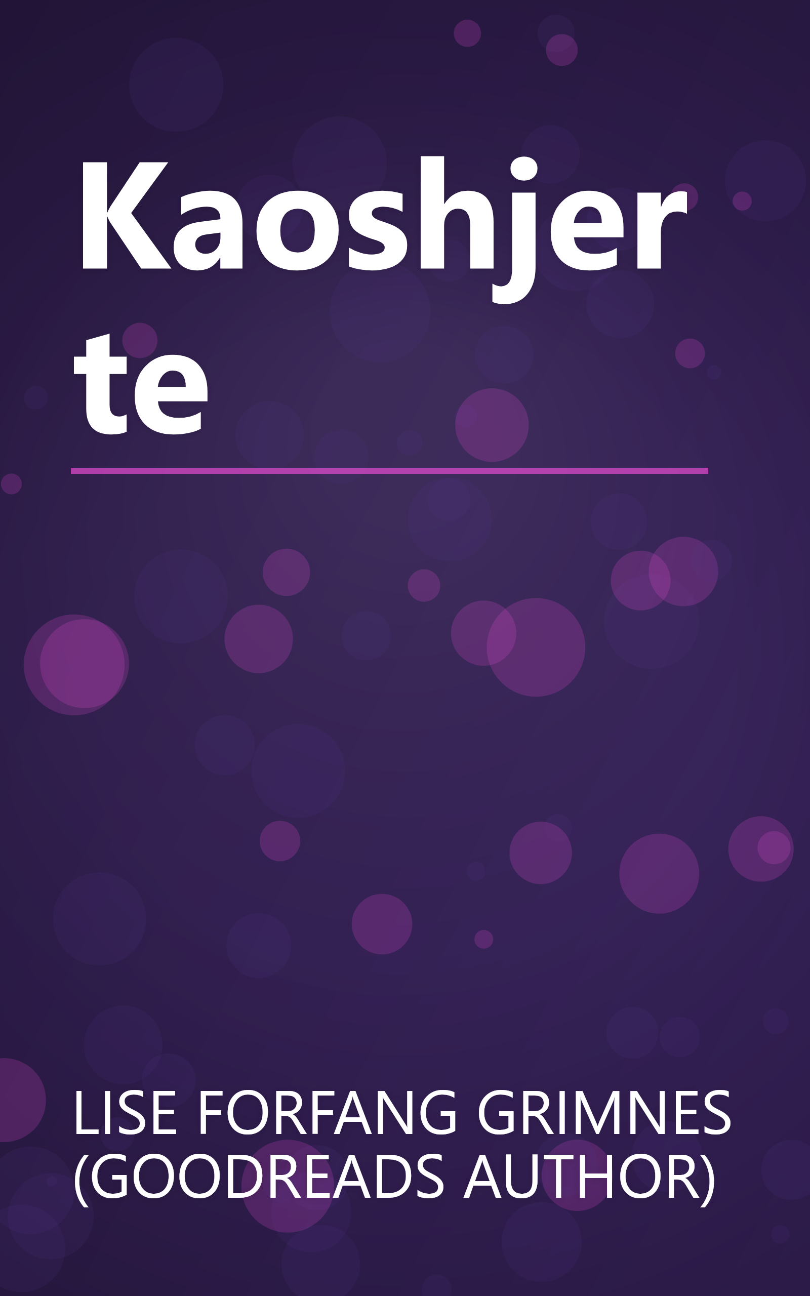 Kaoshjerte book cover