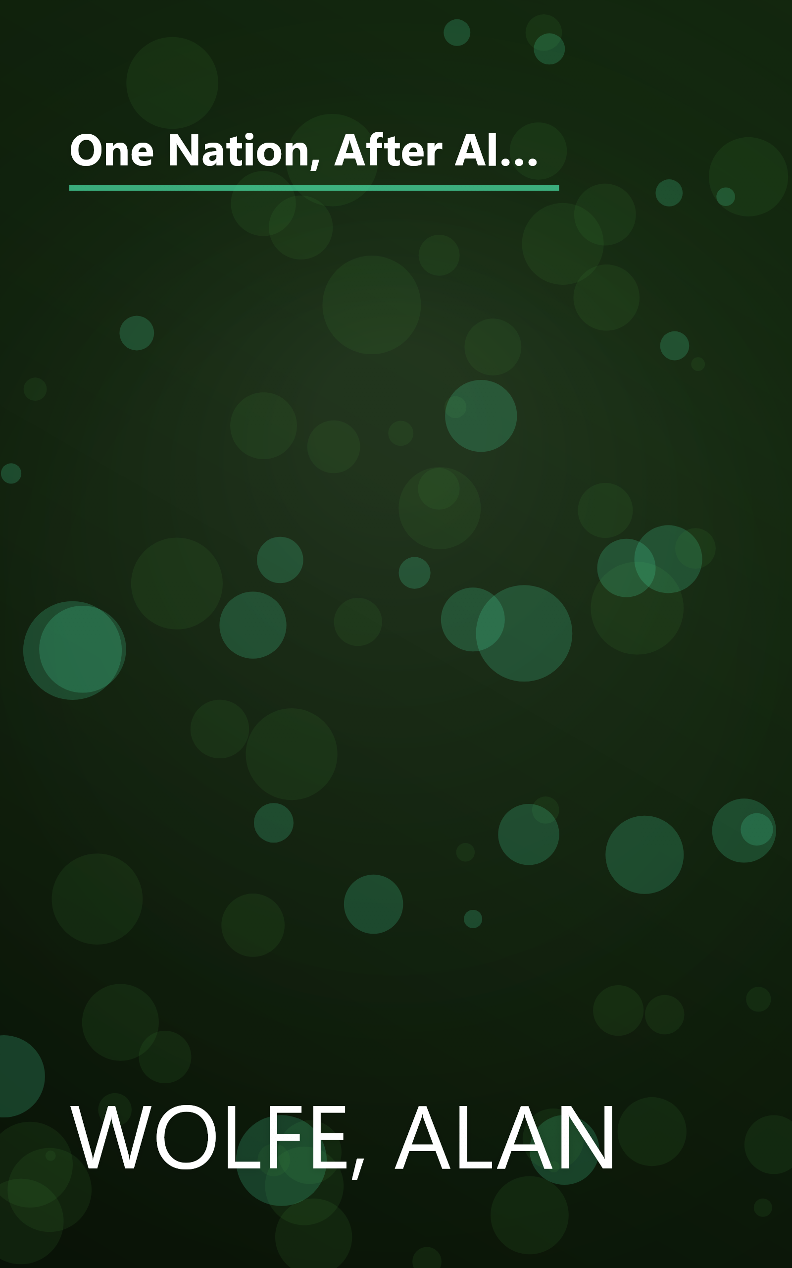 One Nation, After All: What Middle-Class Americans Really Think About God, Country, Family, Racism, Welfare, Immigration, Homosexuality, Work, The Right, The Left and Each Other book cover