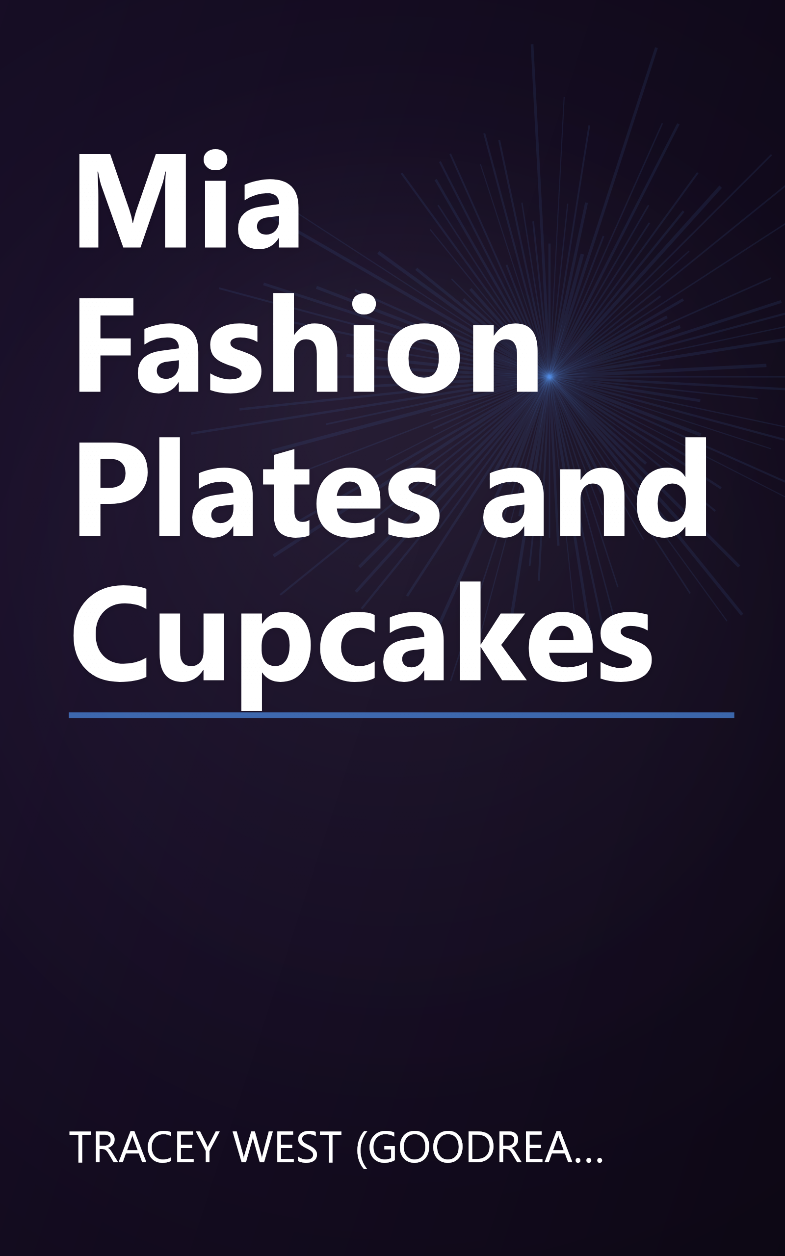 Mia Fashion Plates and Cupcakes book cover