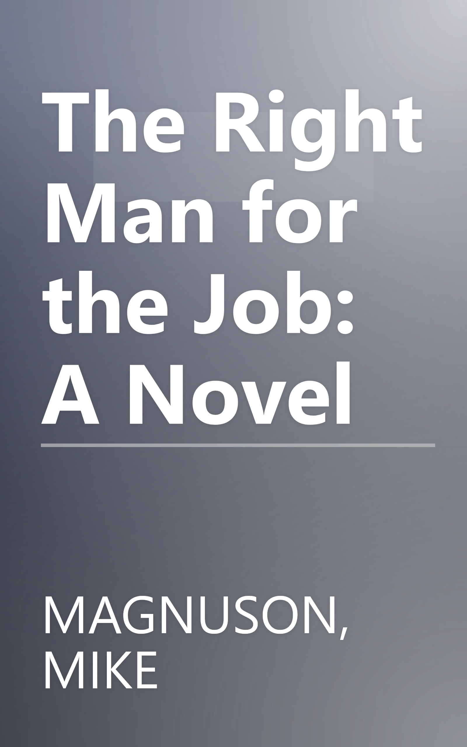 The Right Man for the Job: A Novel book cover