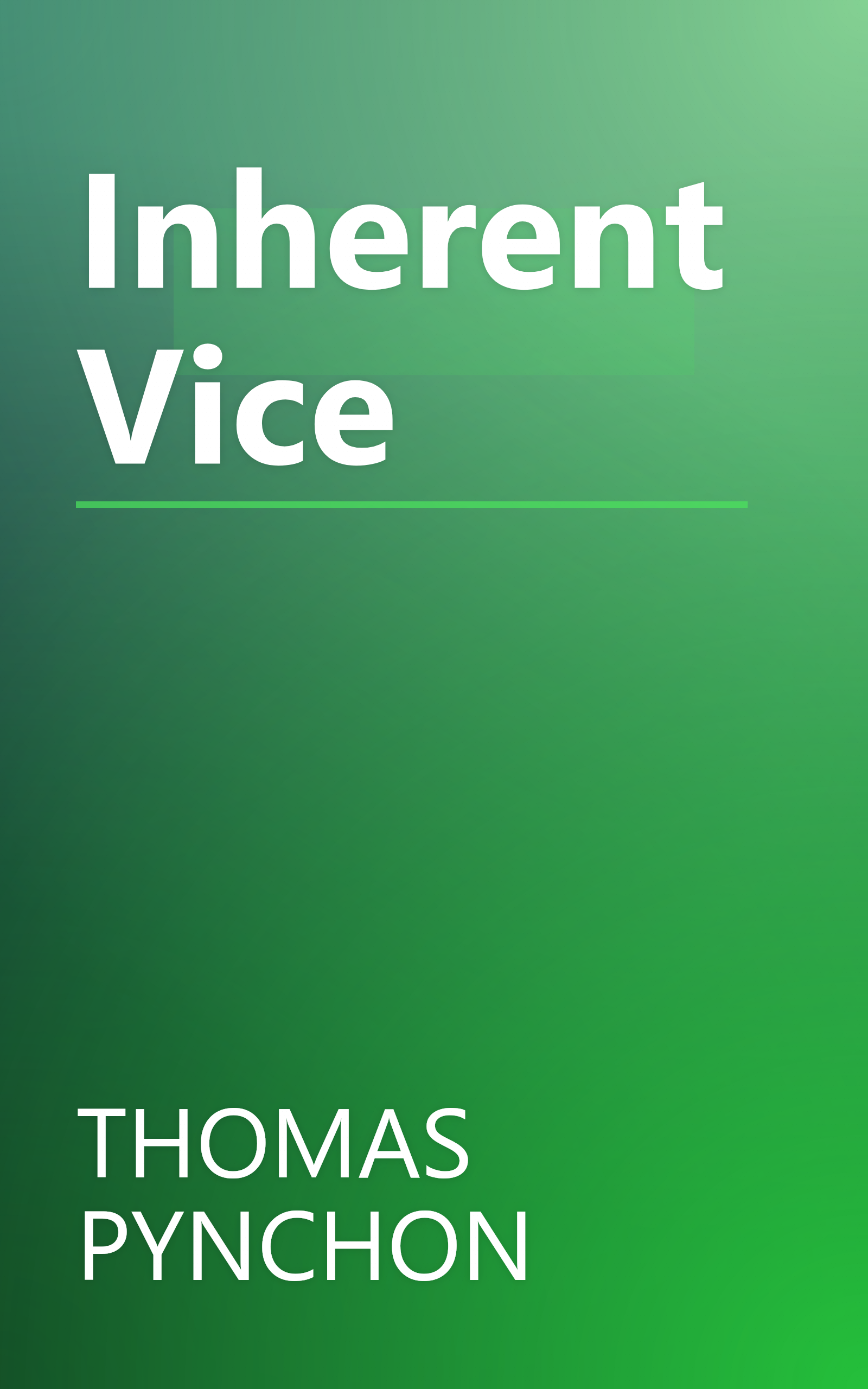 Inherent Vice book cover