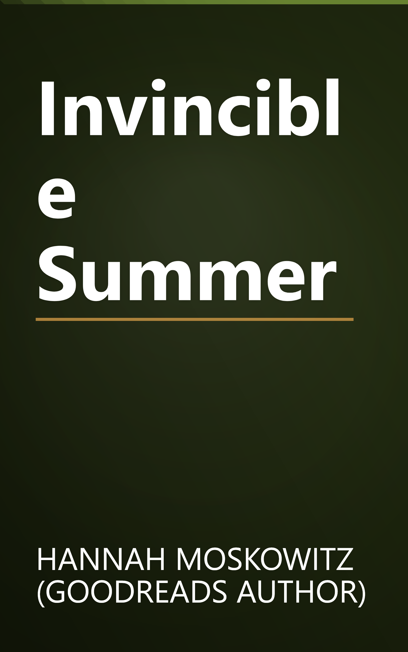 Invincible Summer book cover