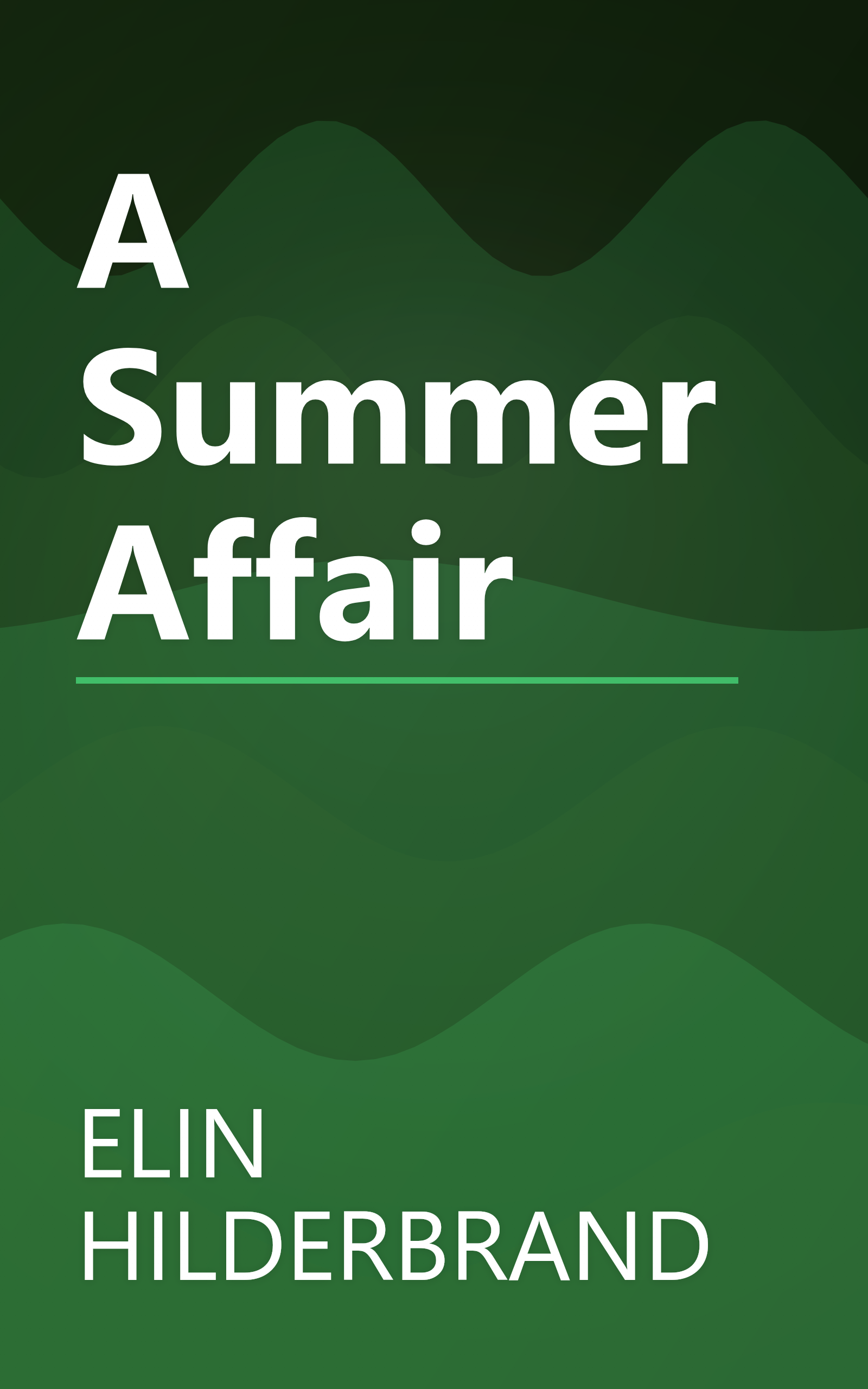A Summer Affair book cover
