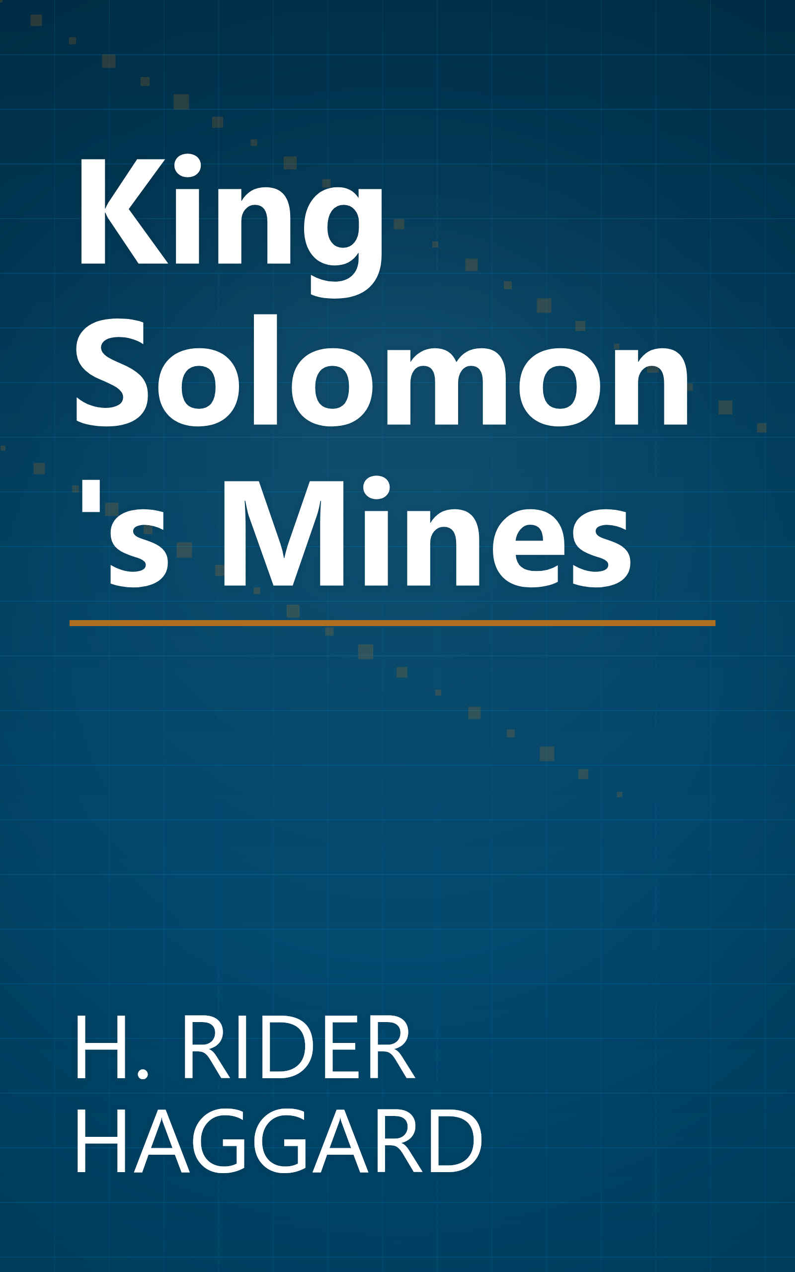 King Solomon's Mines book cover
