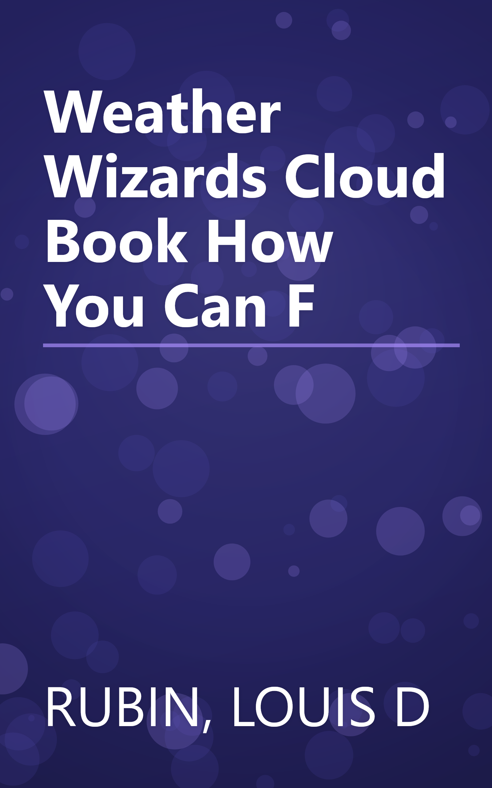 Weather Wizards Cloud Book How You Can F book cover