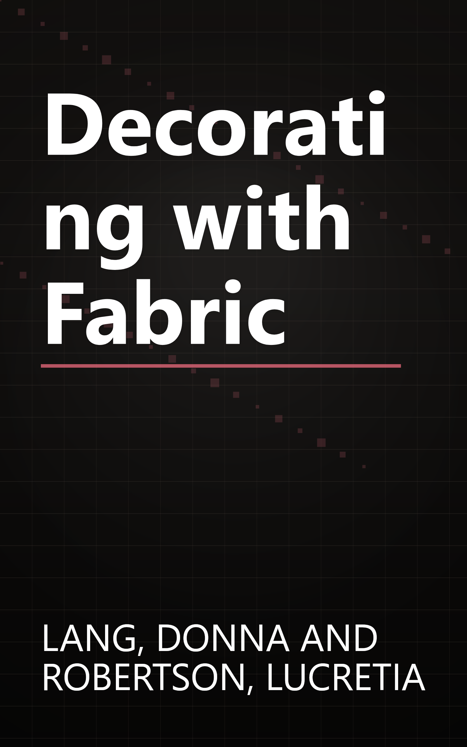 Decorating with Fabric book cover