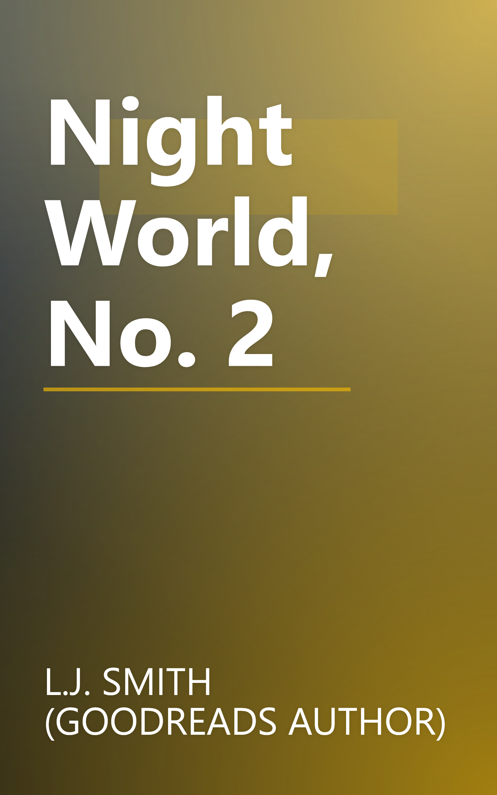 Night World, No. 2 book cover