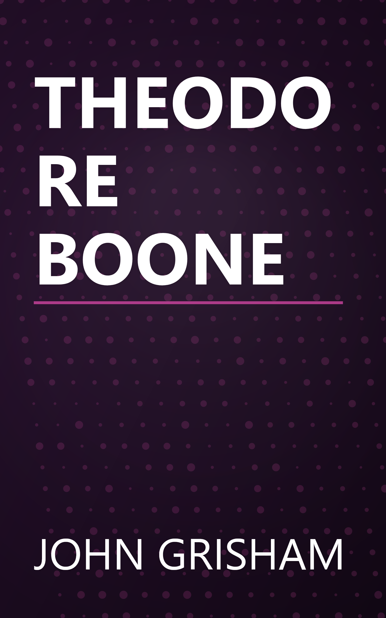 THEODORE BOONE book cover