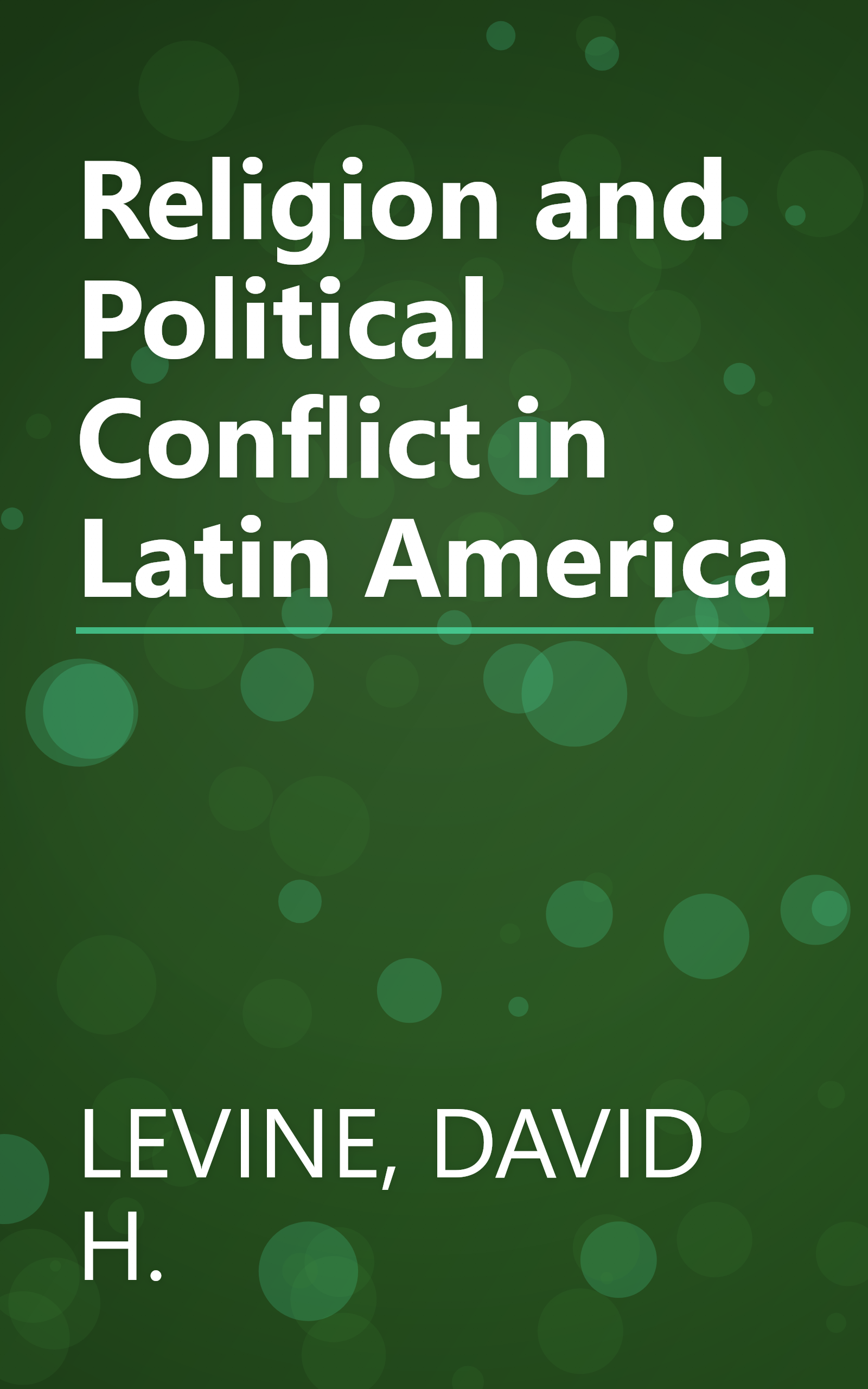 Religion and Political Conflict in Latin America book cover