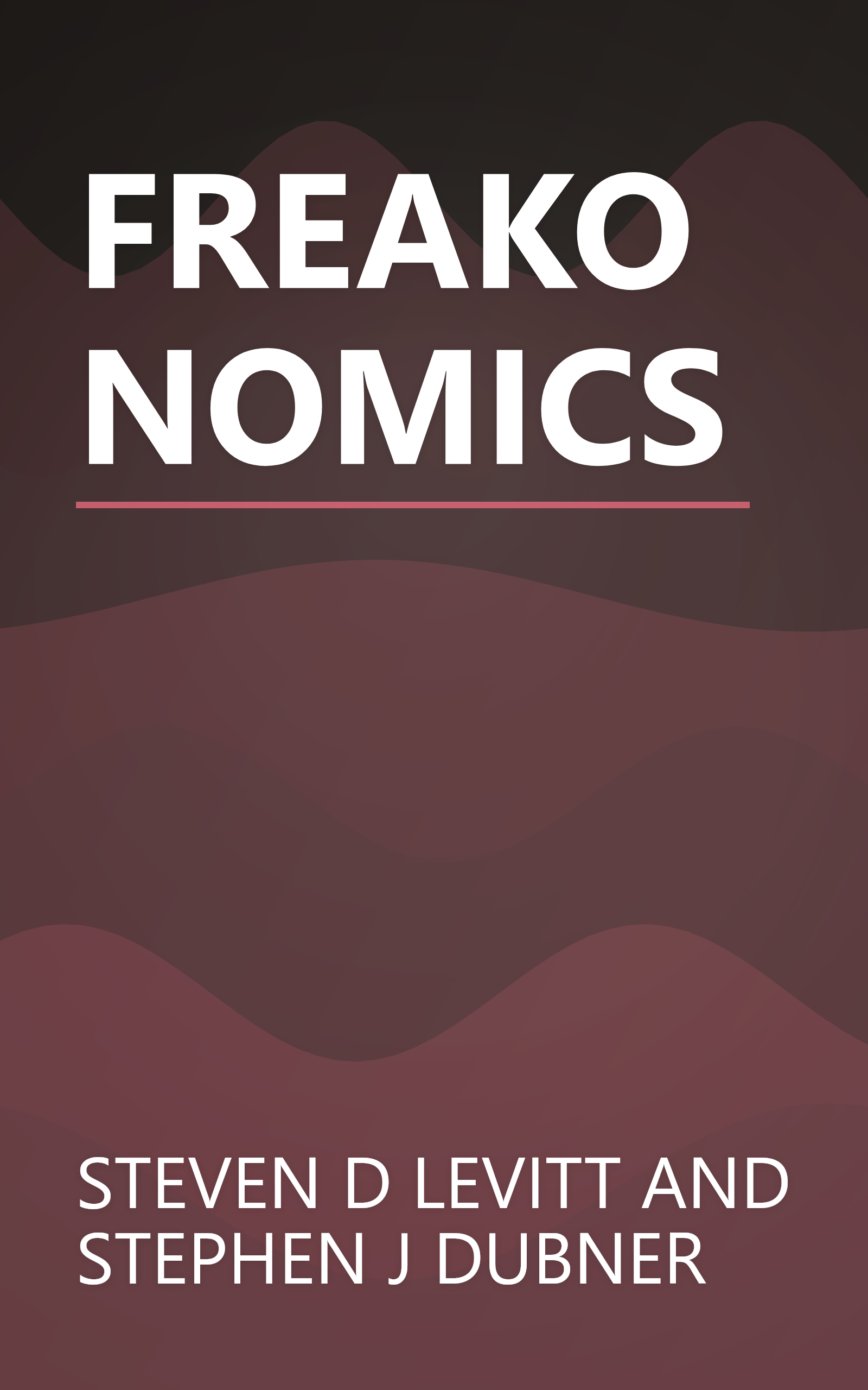 FREAKONOMICS book cover