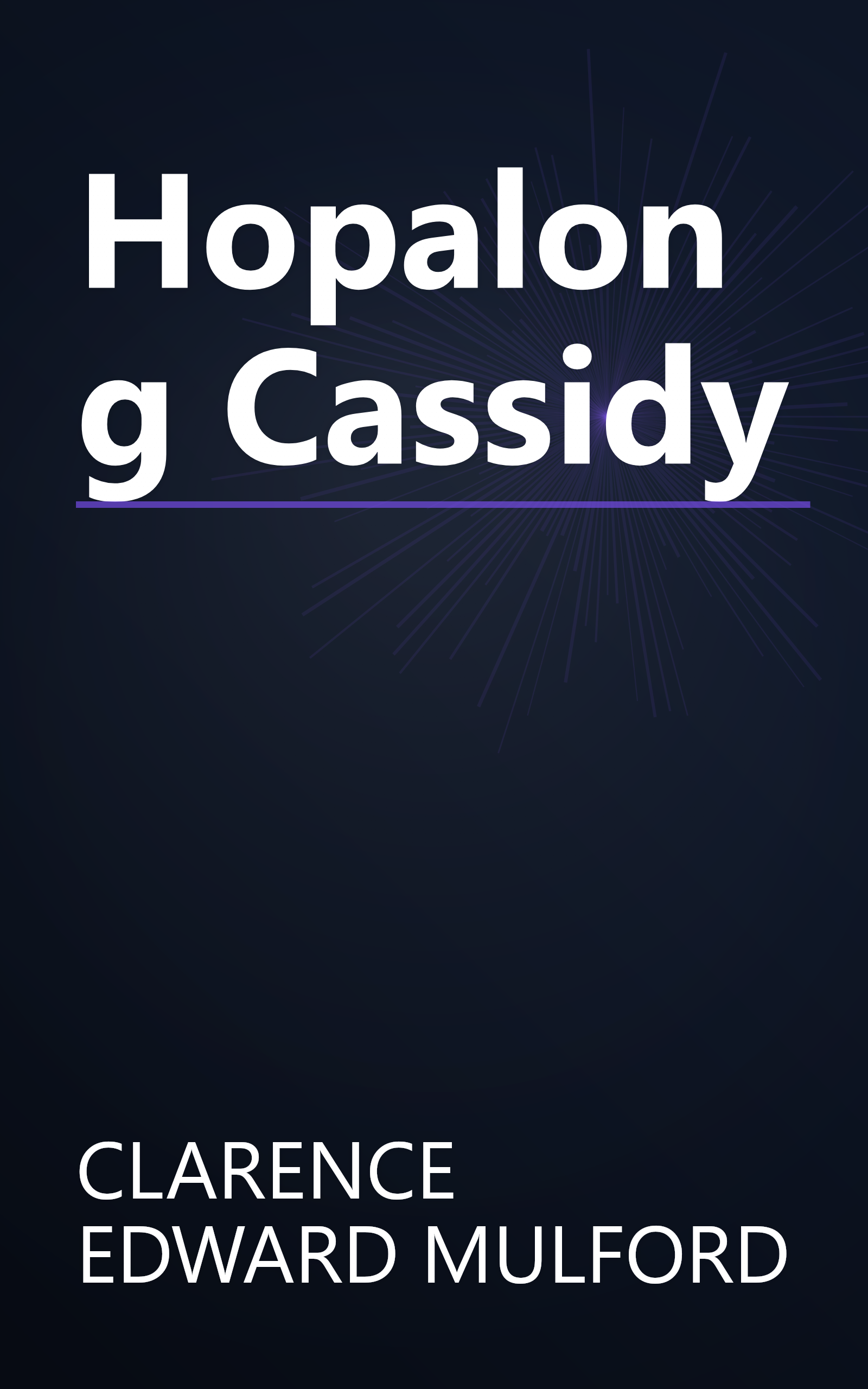 Hopalong Cassidy book cover